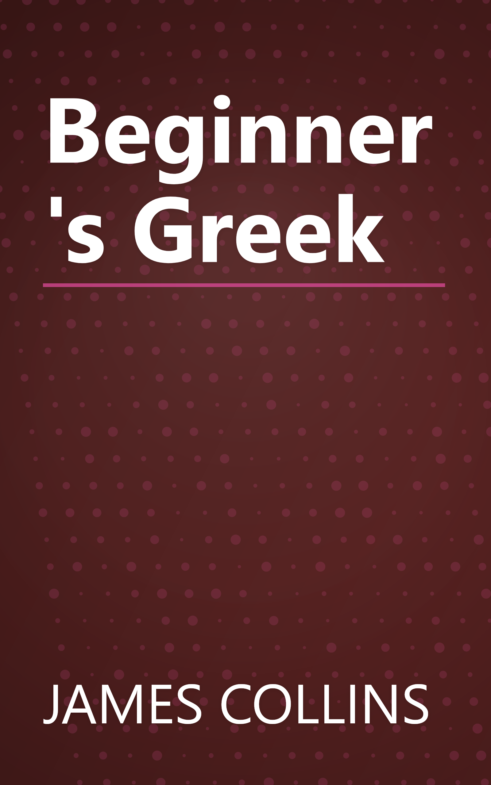 Beginner's Greek book cover