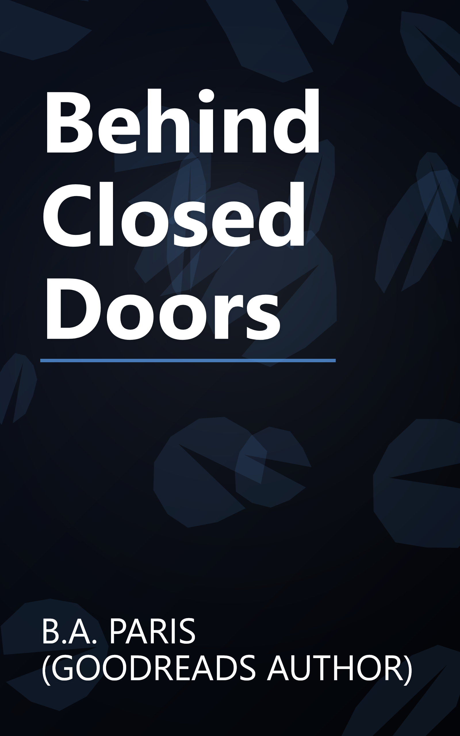 Behind Closed Doors book cover