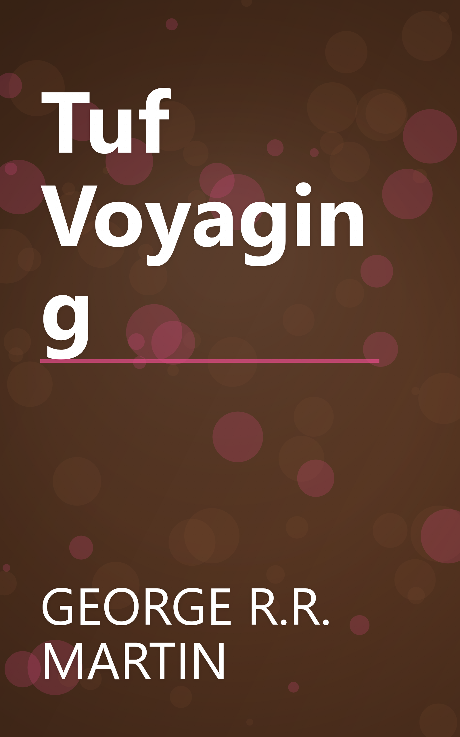 Tuf Voyaging book cover