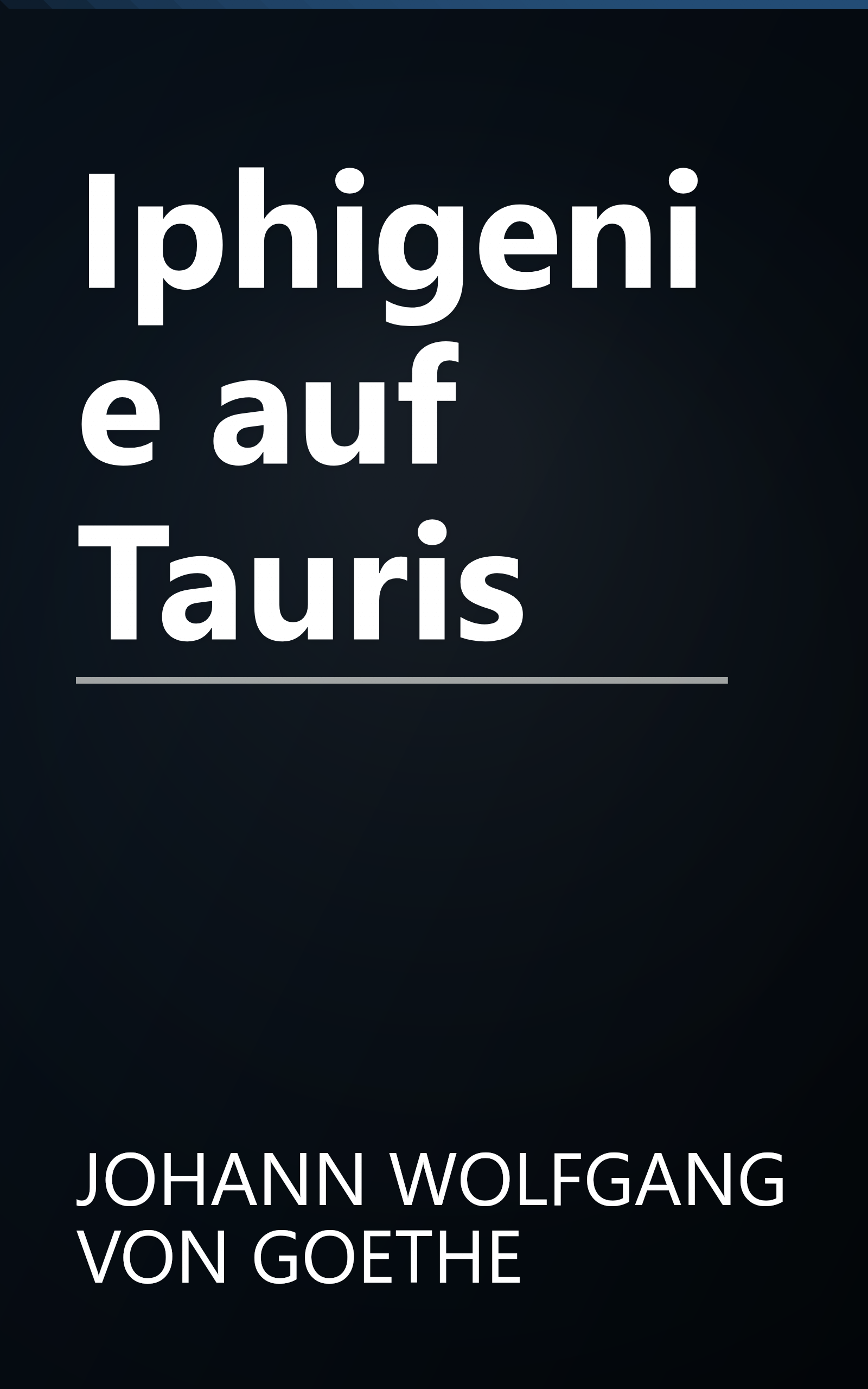Iphigenie auf Tauris book cover