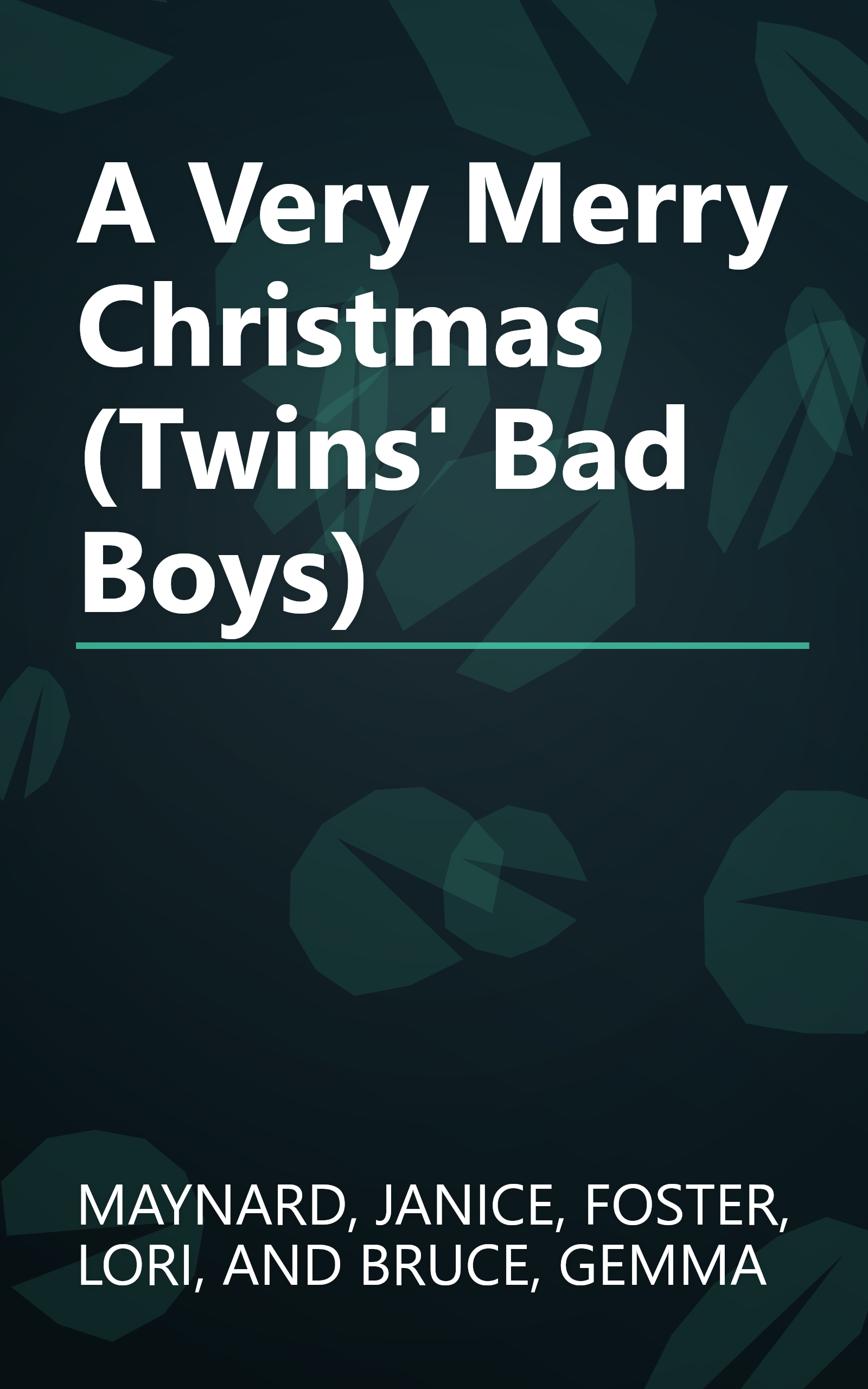A Very Merry Christmas (Twins' Bad Boys) book cover
