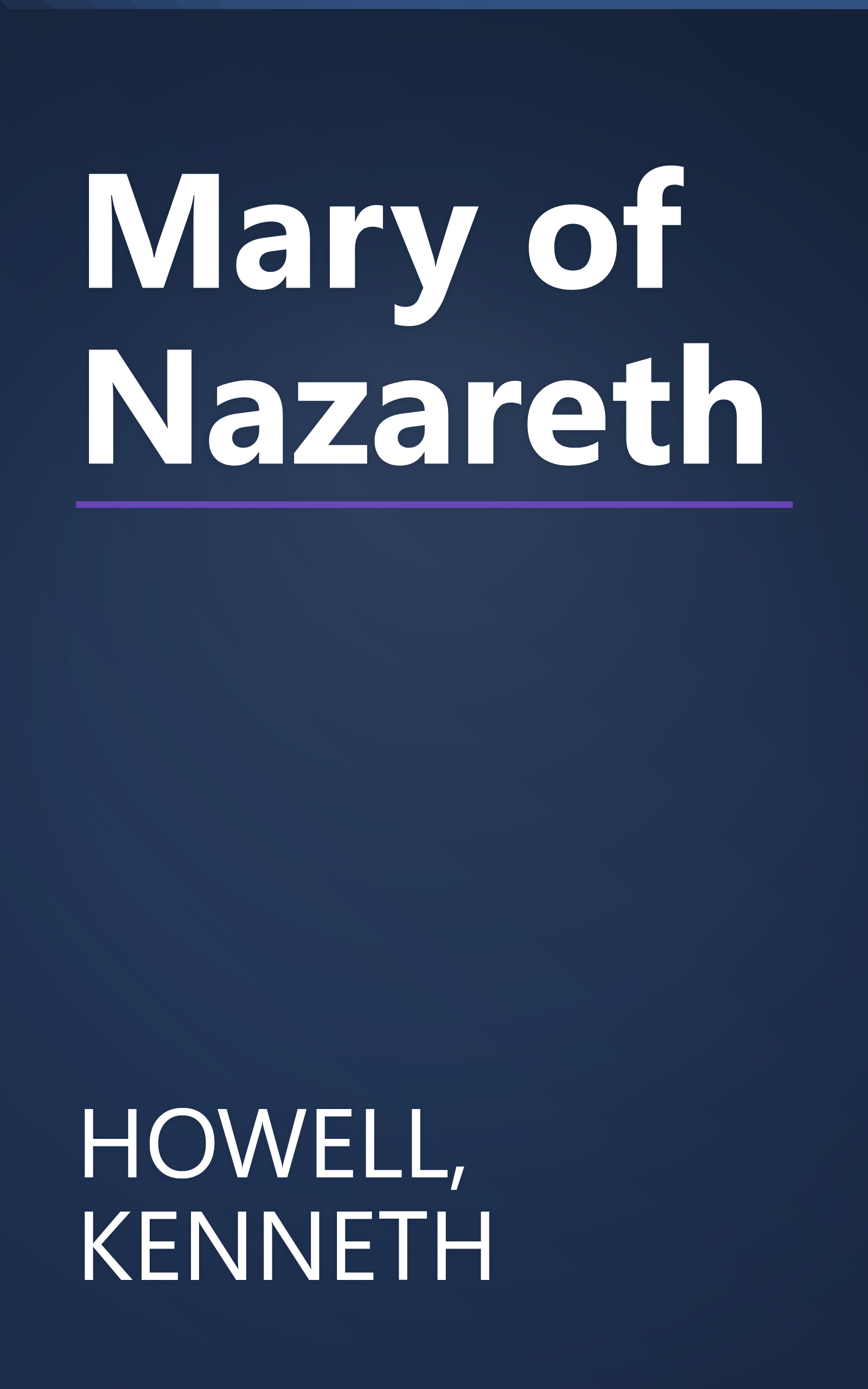 Mary of Nazareth book cover