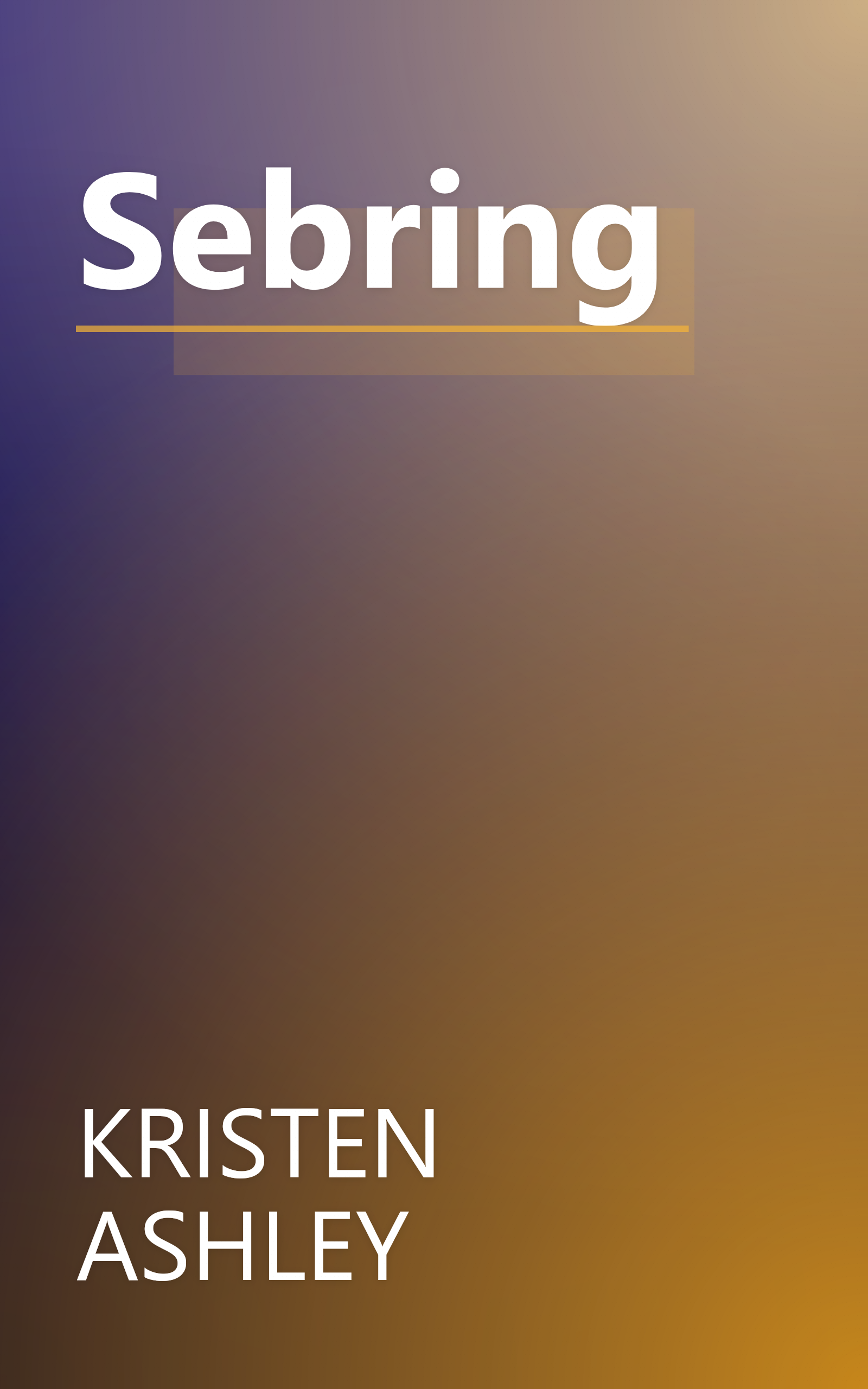 Sebring book cover