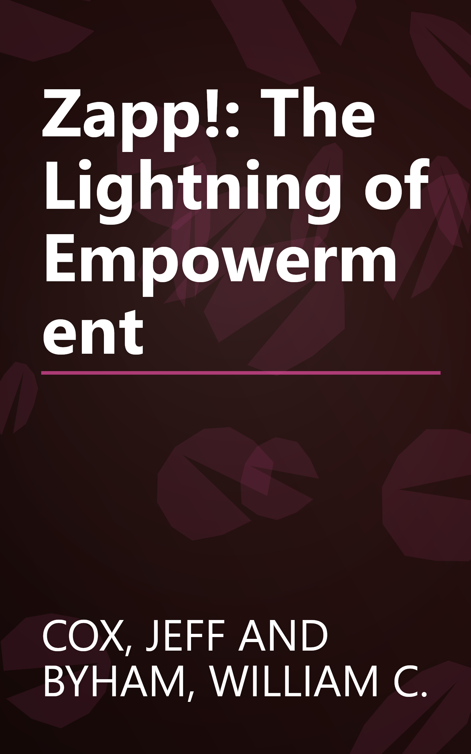 Zapp!: The Lightning of Empowerment book cover