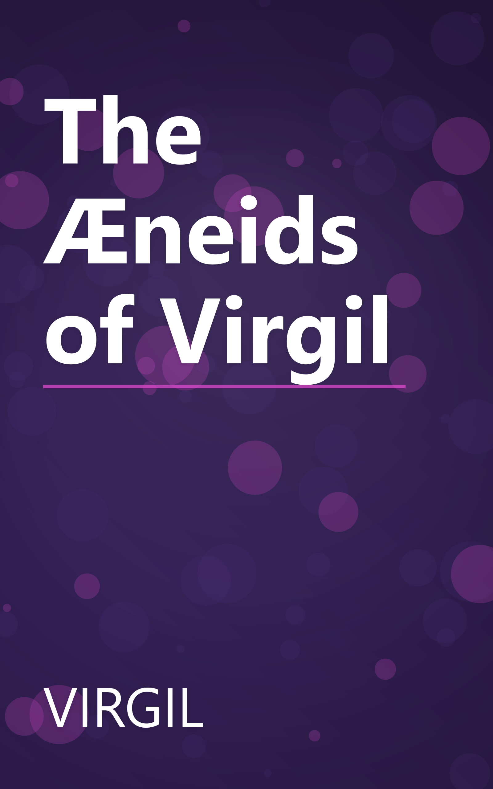 The Æneids of Virgil book cover