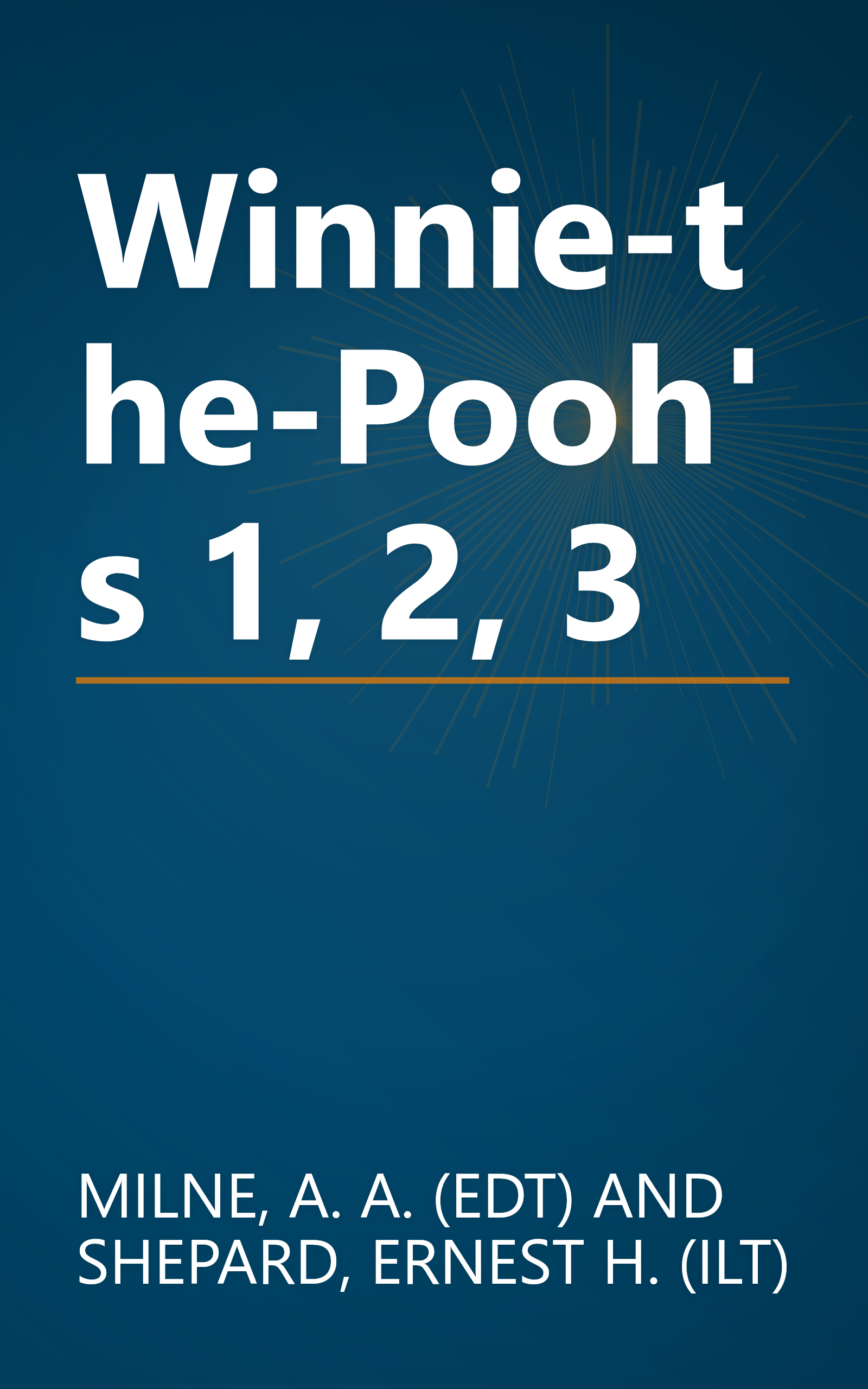 Winnie-the-Pooh's 1, 2, 3 book cover