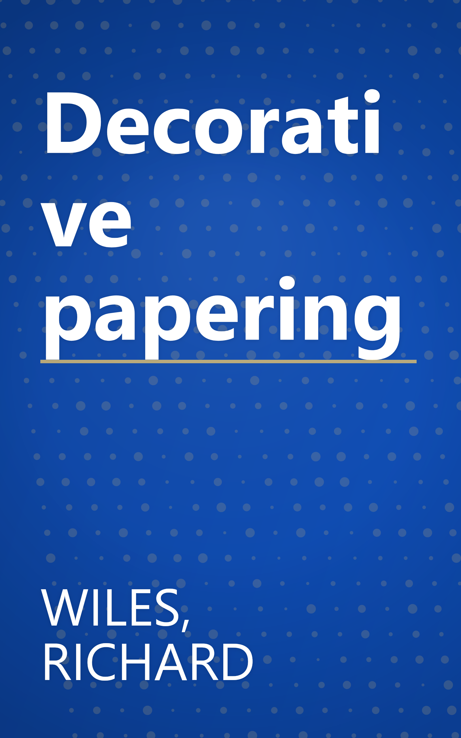 Decorative papering book cover