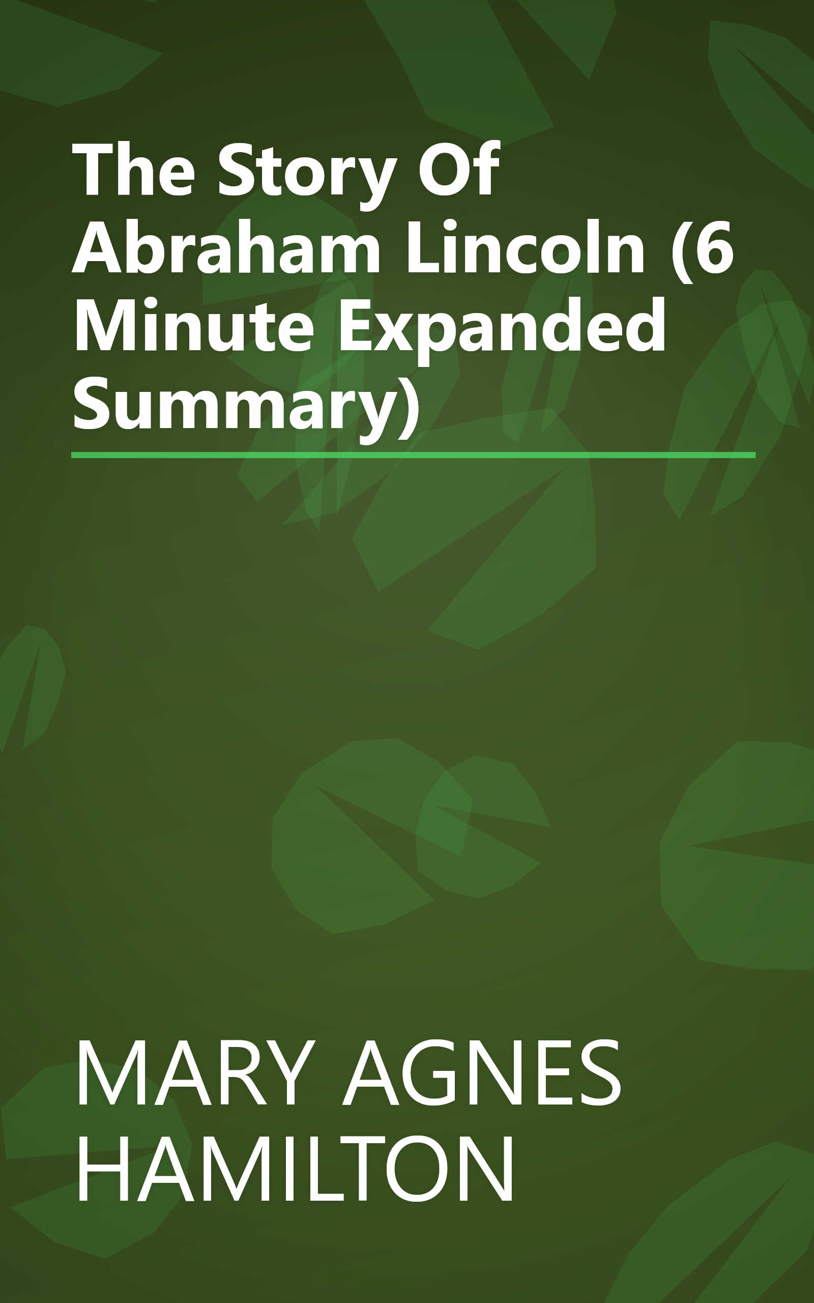 The Story Of Abraham Lincoln (6 Minute   Expanded Summary) book cover
