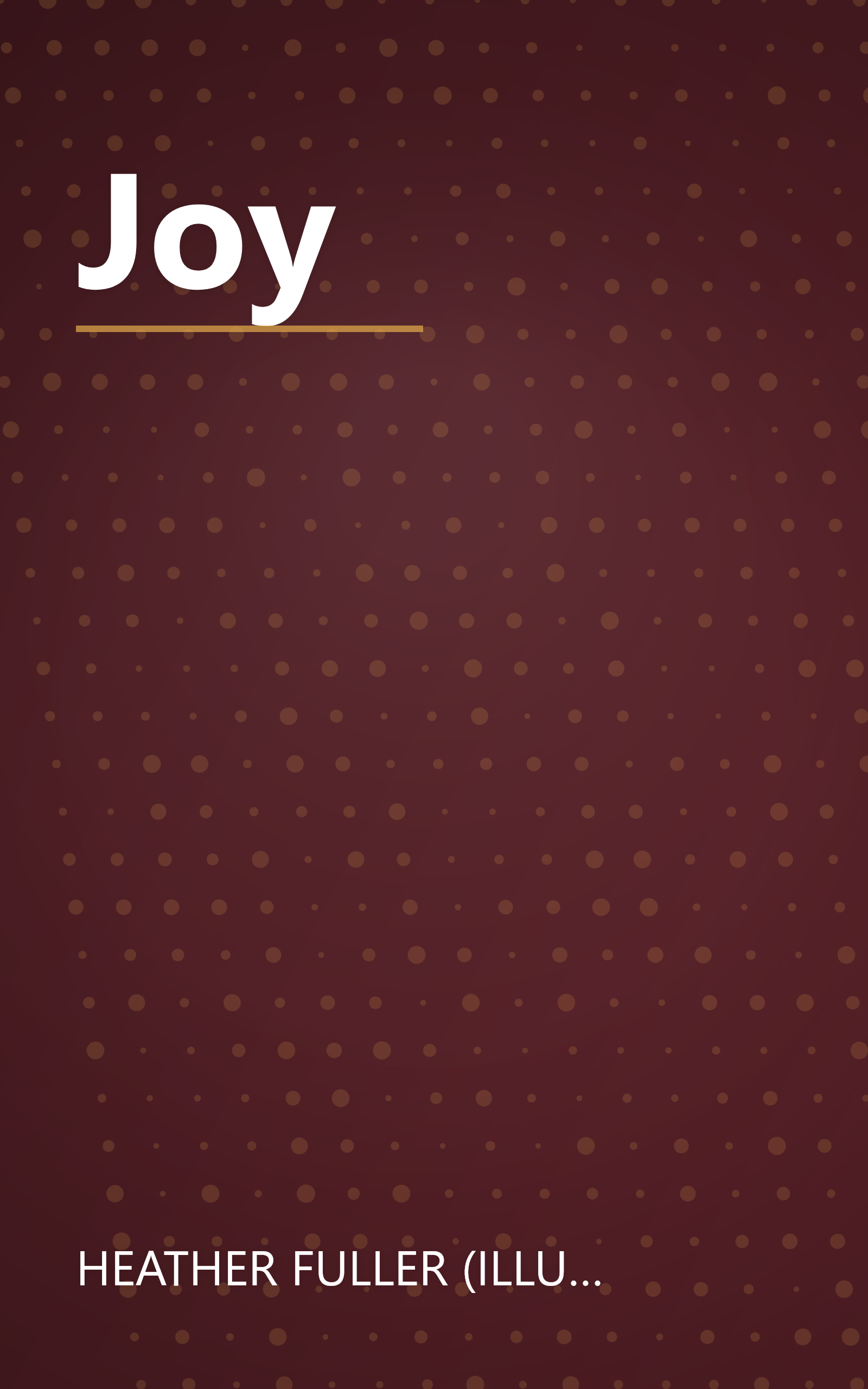 Joy book cover