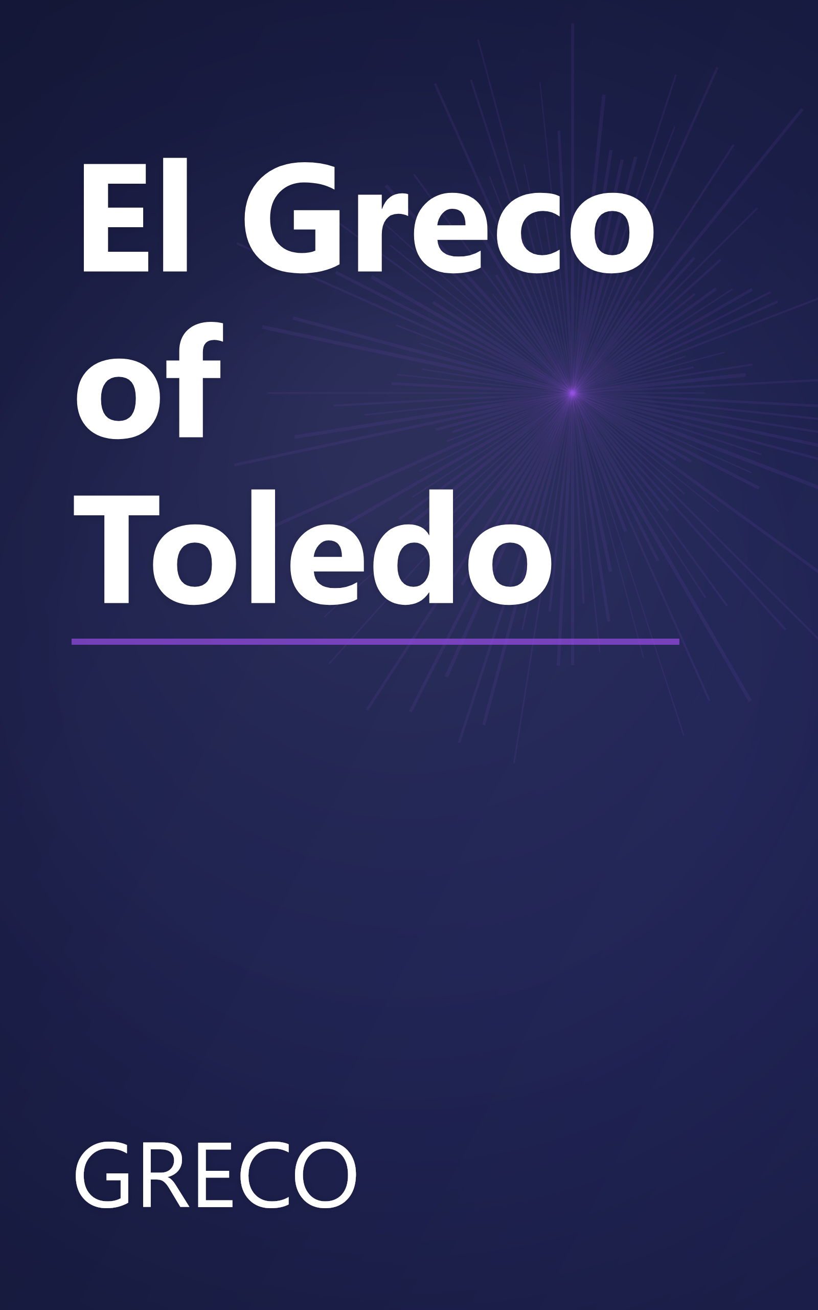 El Greco of Toledo book cover