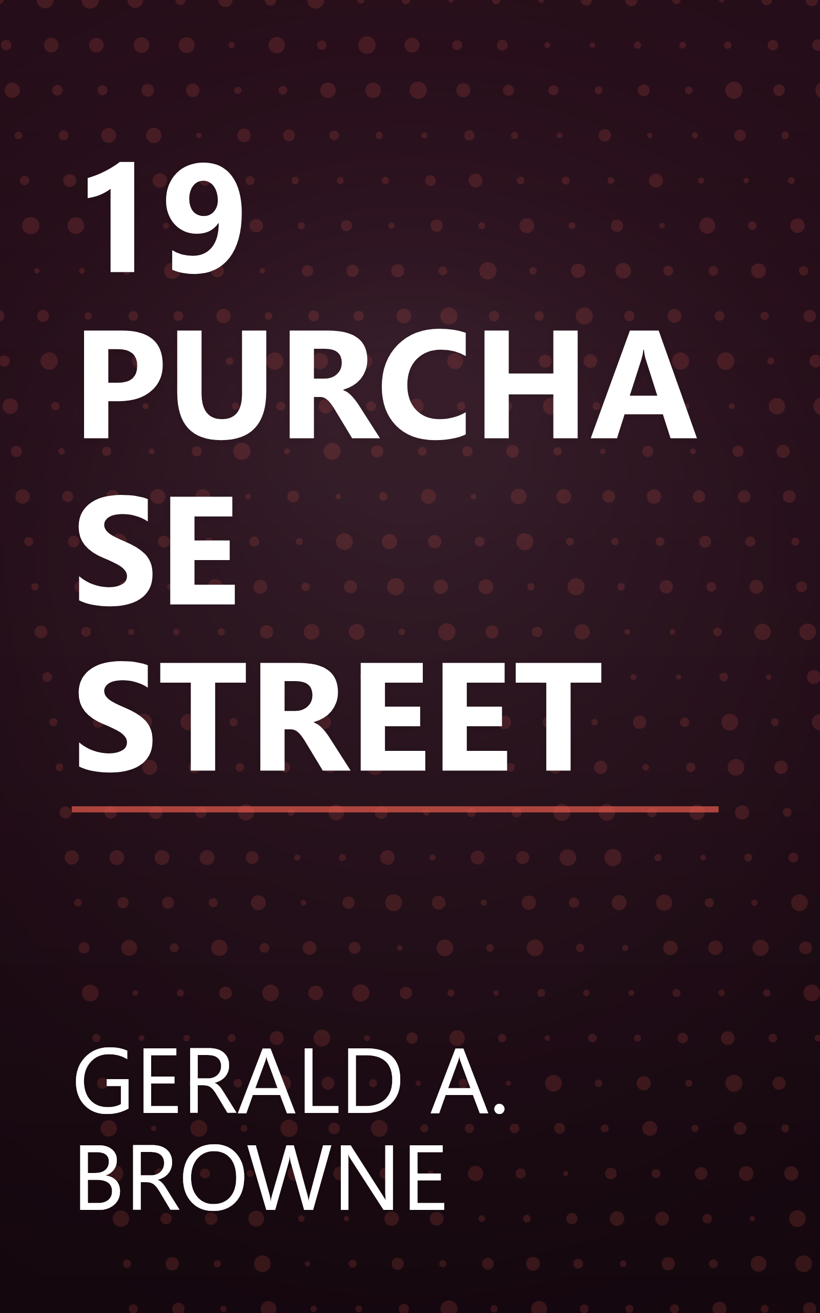 19 PURCHASE STREET book cover
