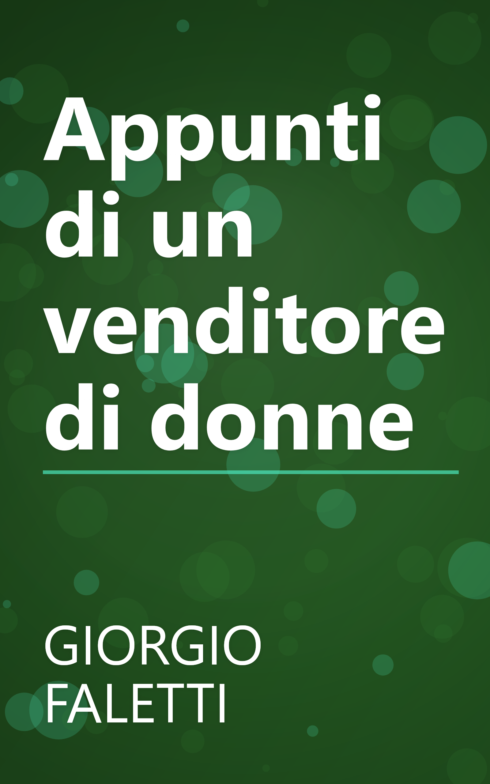 Appunti di un venditore di donne book cover