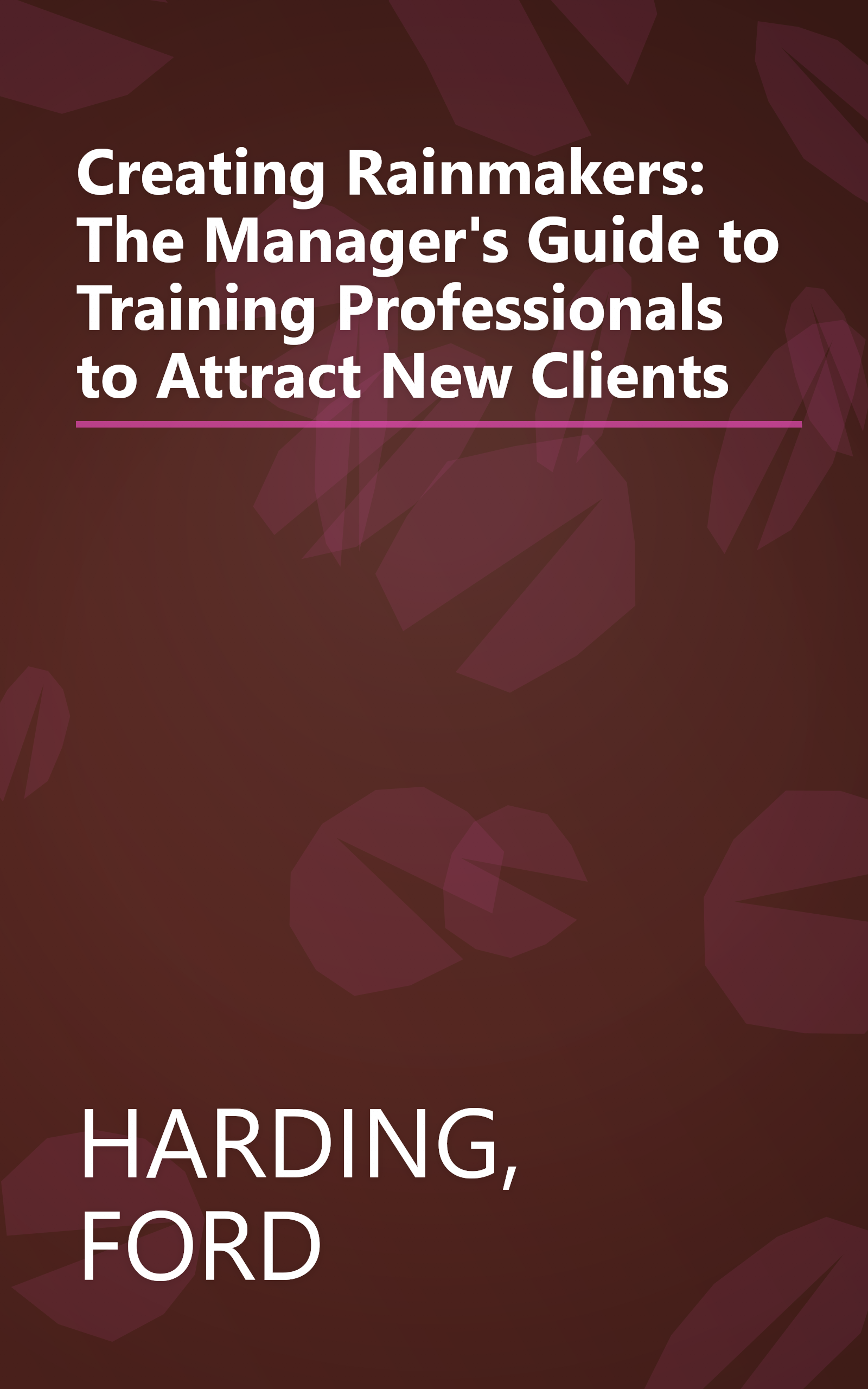 Creating Rainmakers: The Manager's Guide to Training Professionals to Attract New Clients book cover