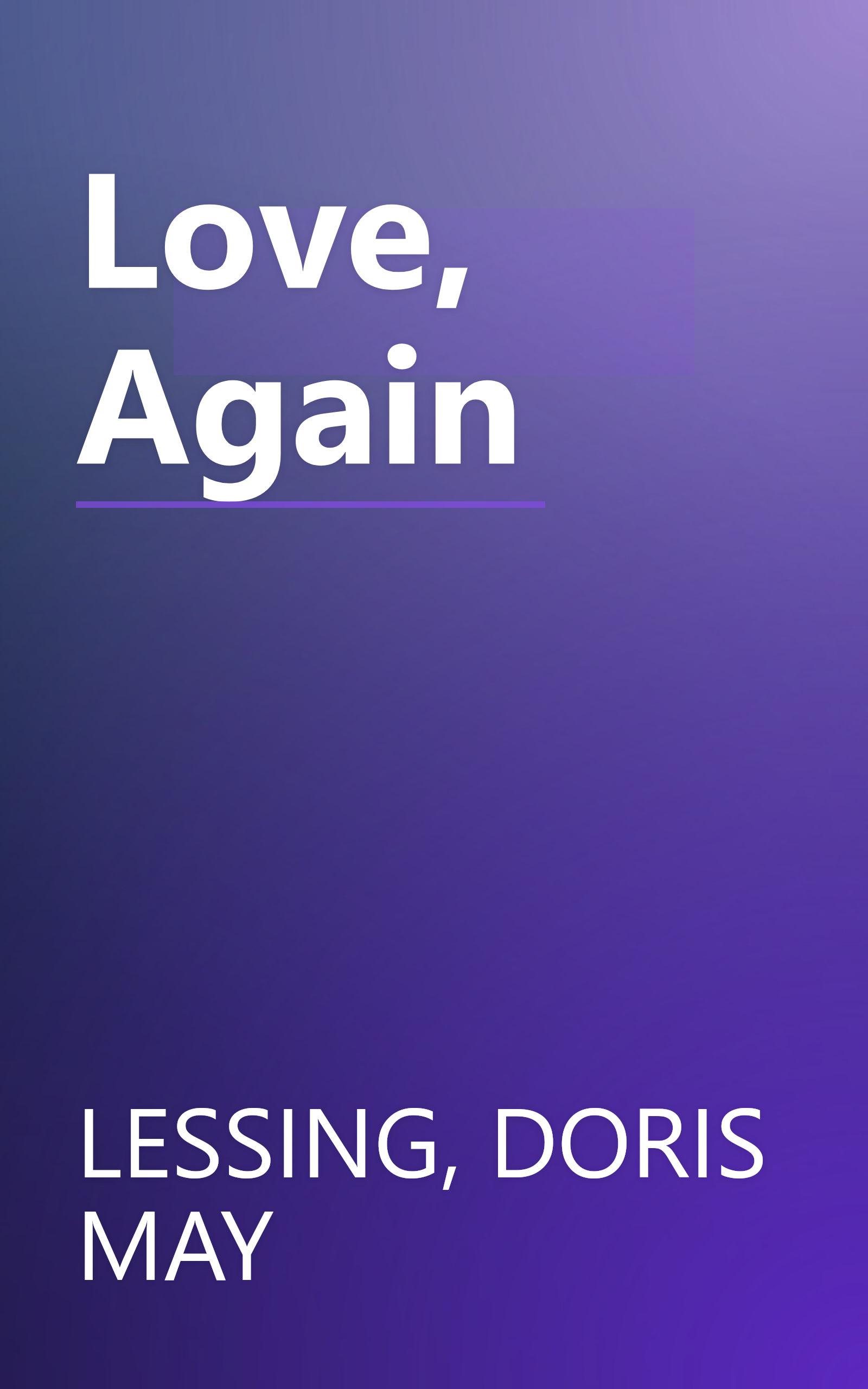 Love, Again book cover