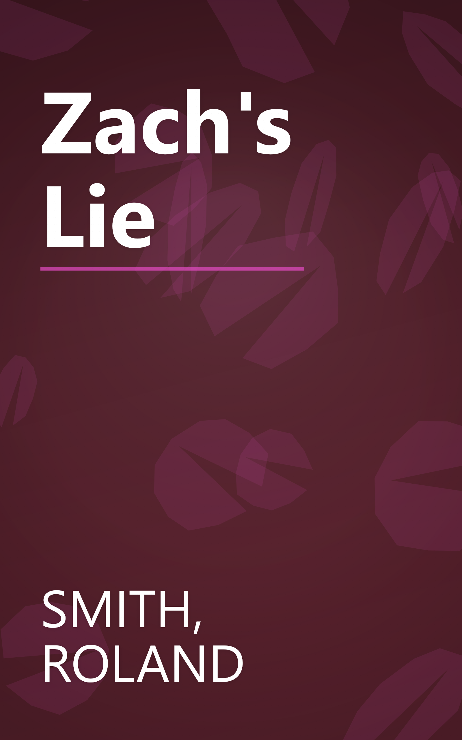 Zach's Lie book cover