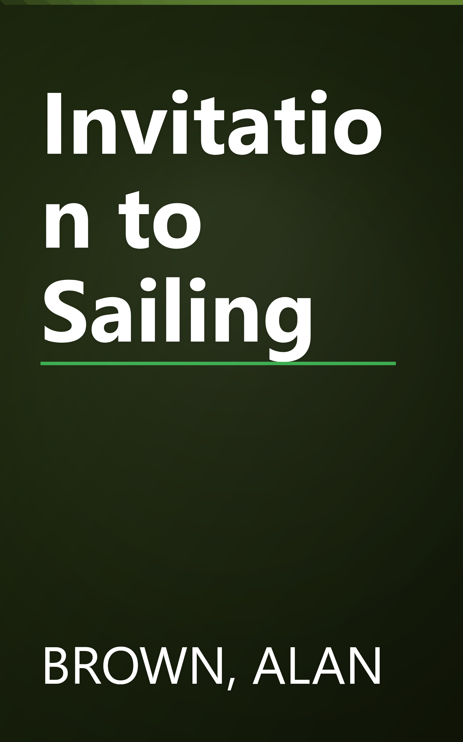 Invitation to Sailing book cover