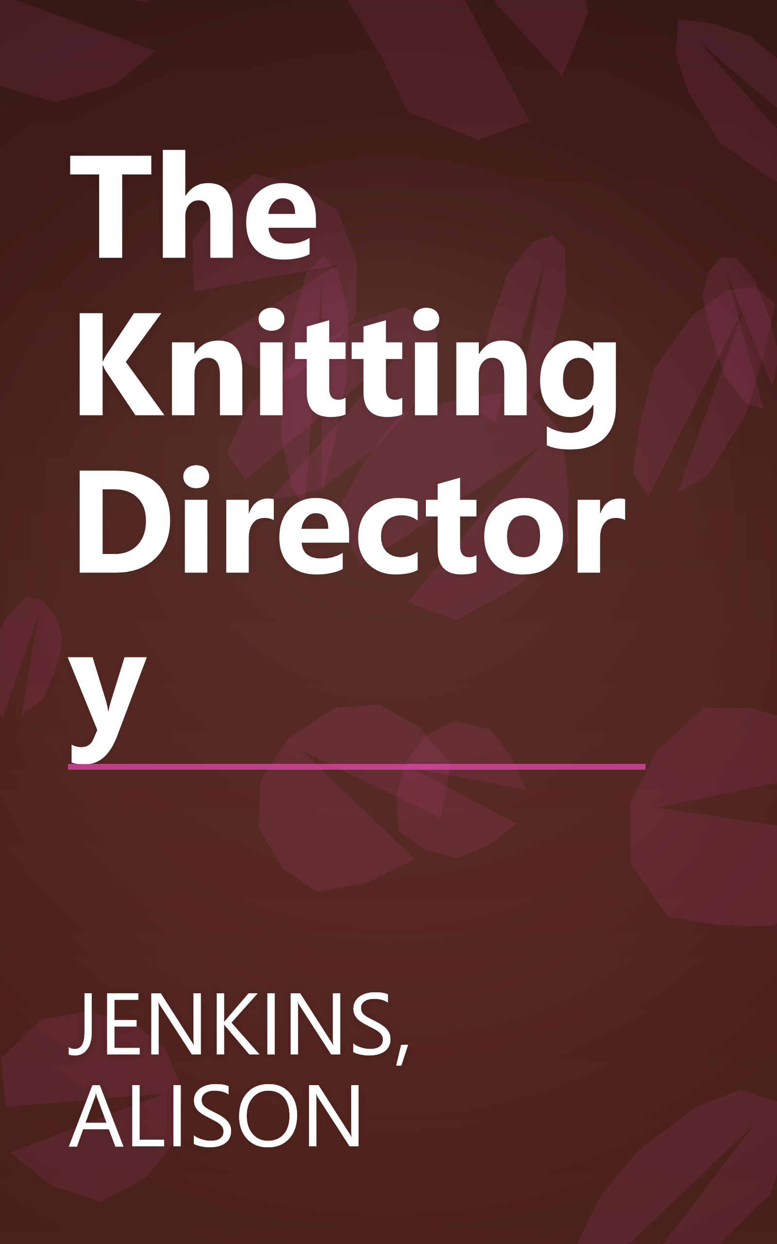 The Knitting Directory book cover