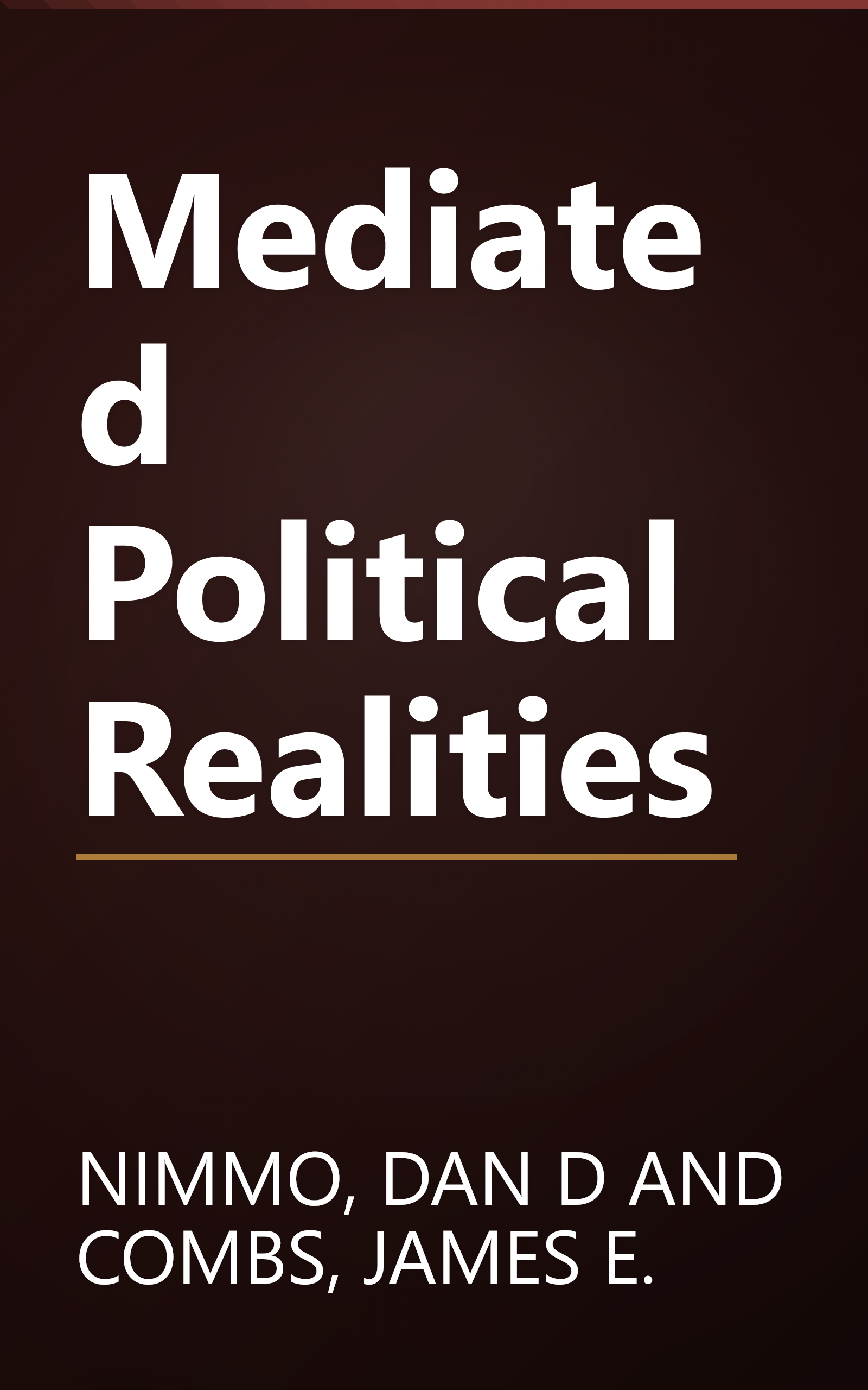 Mediated Political Realities book cover