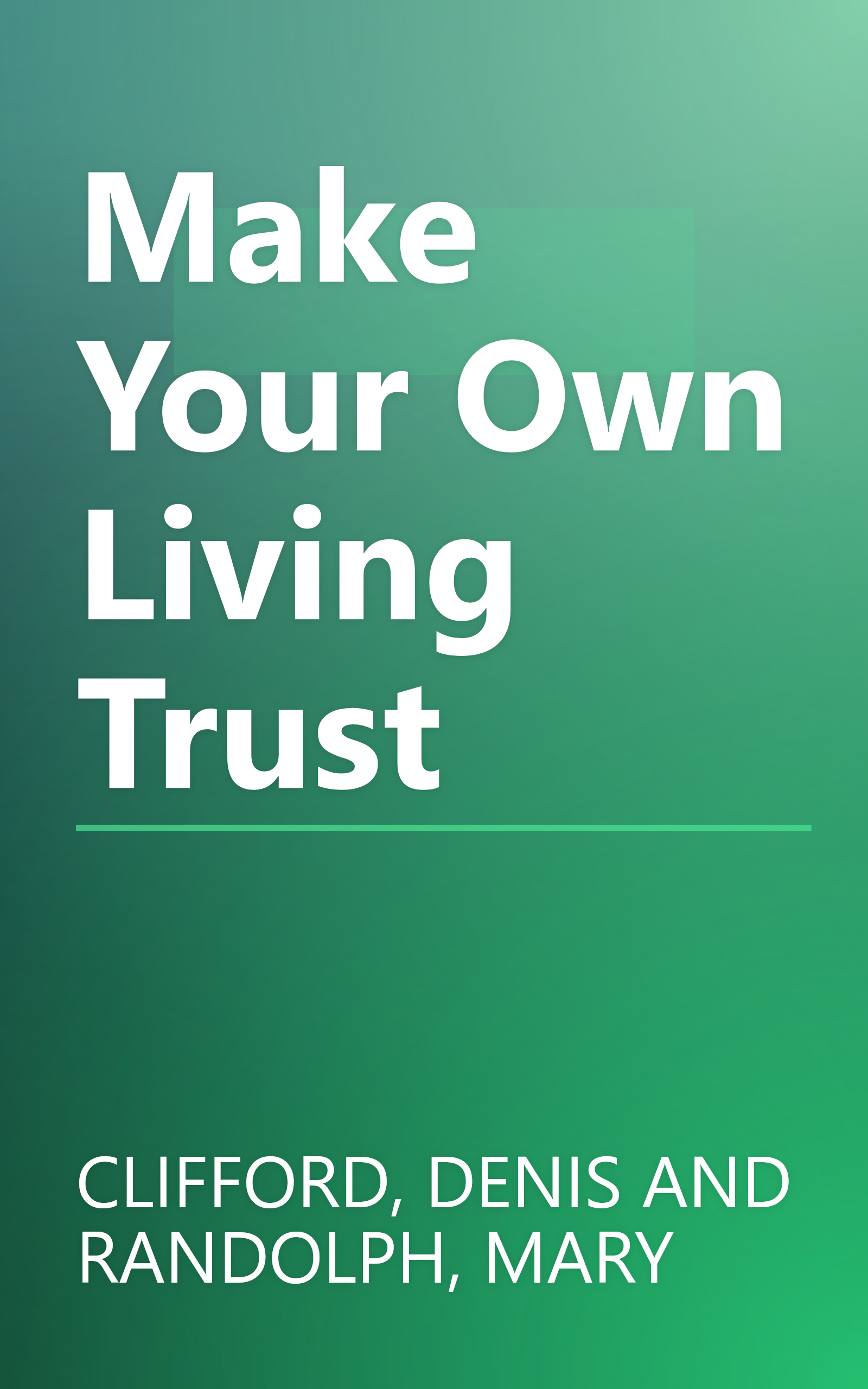 Make Your Own Living Trust book cover