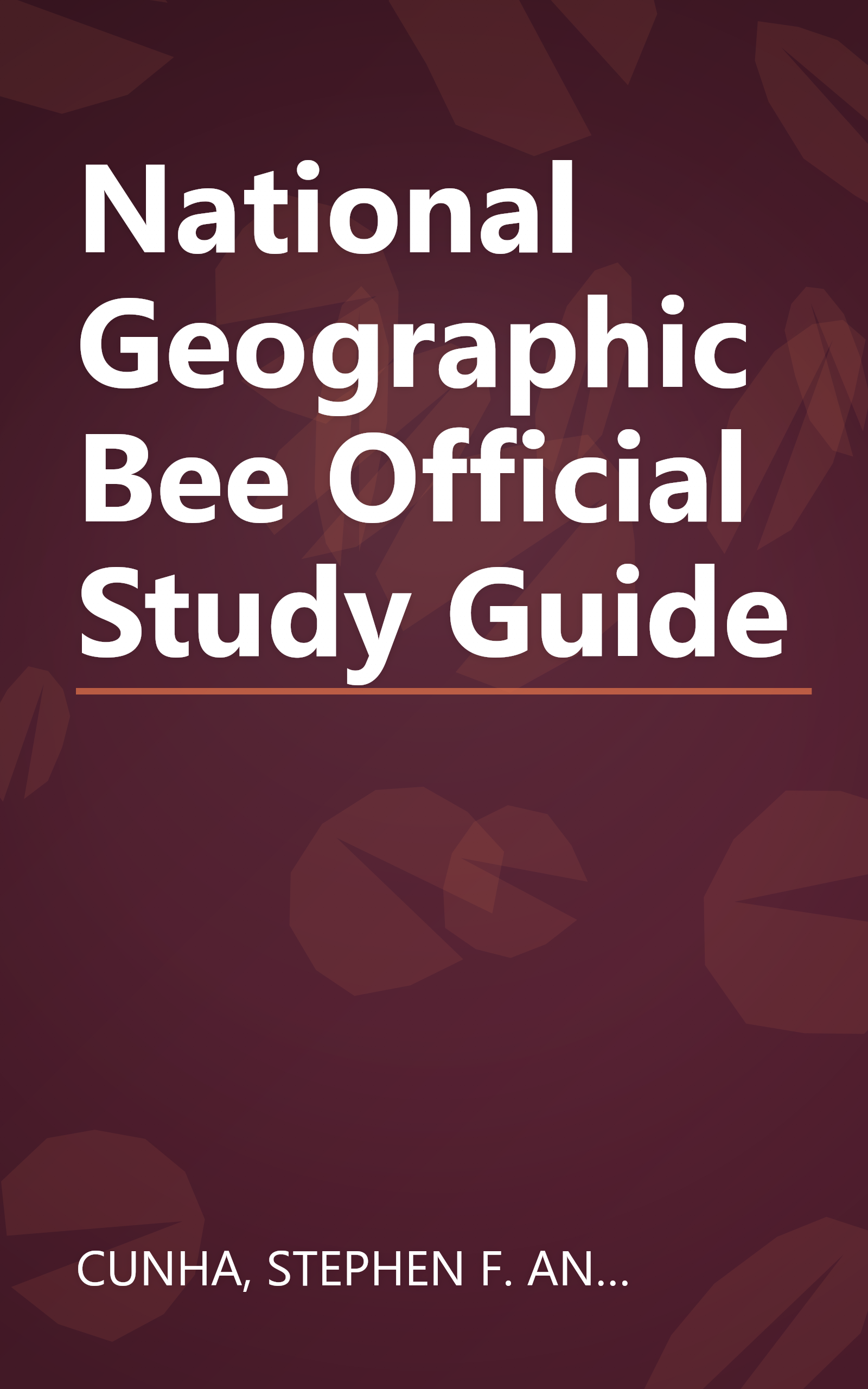 National Geographic Bee Official Study Guide book cover