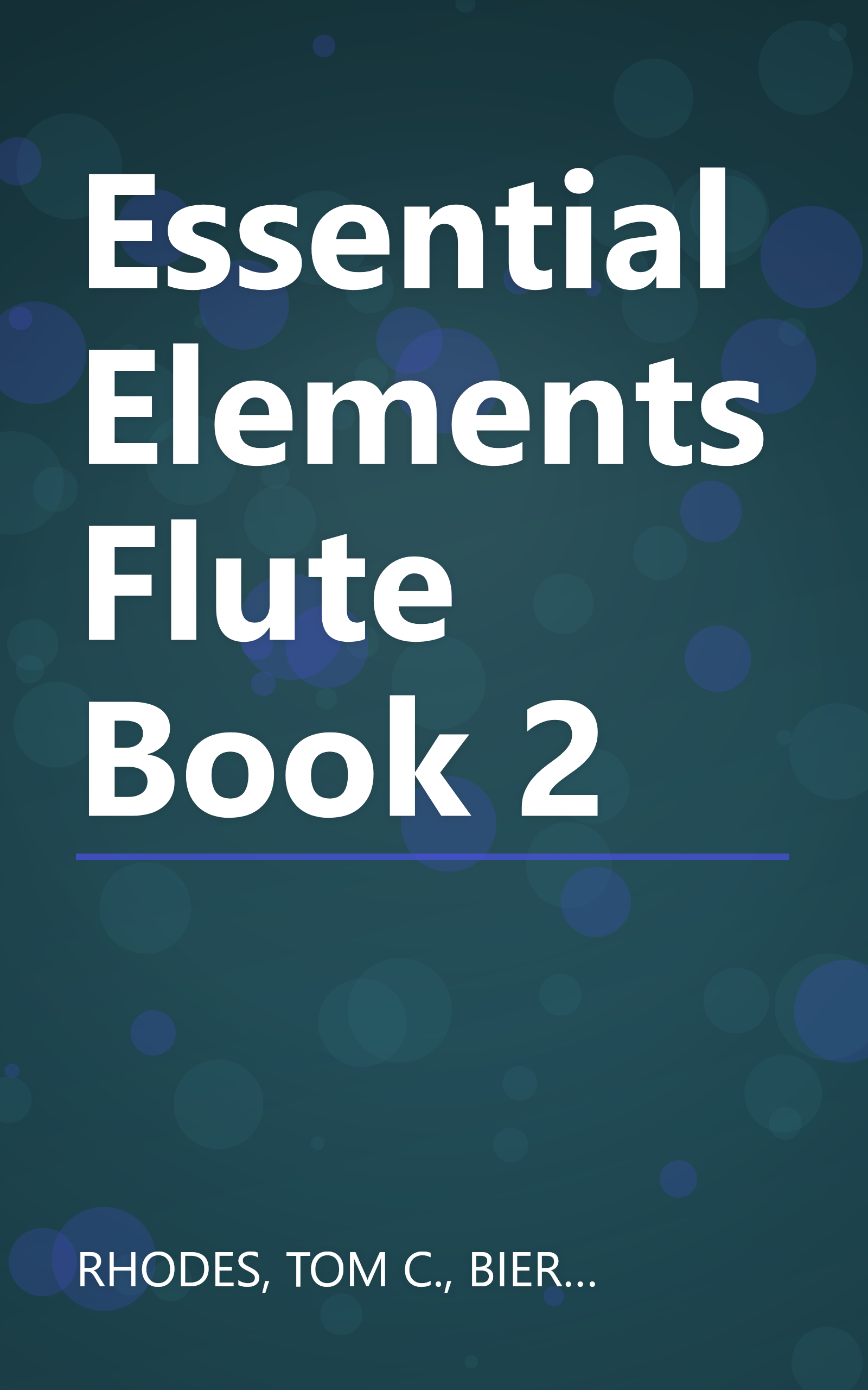 Essential  Elements Flute Book 2 book cover