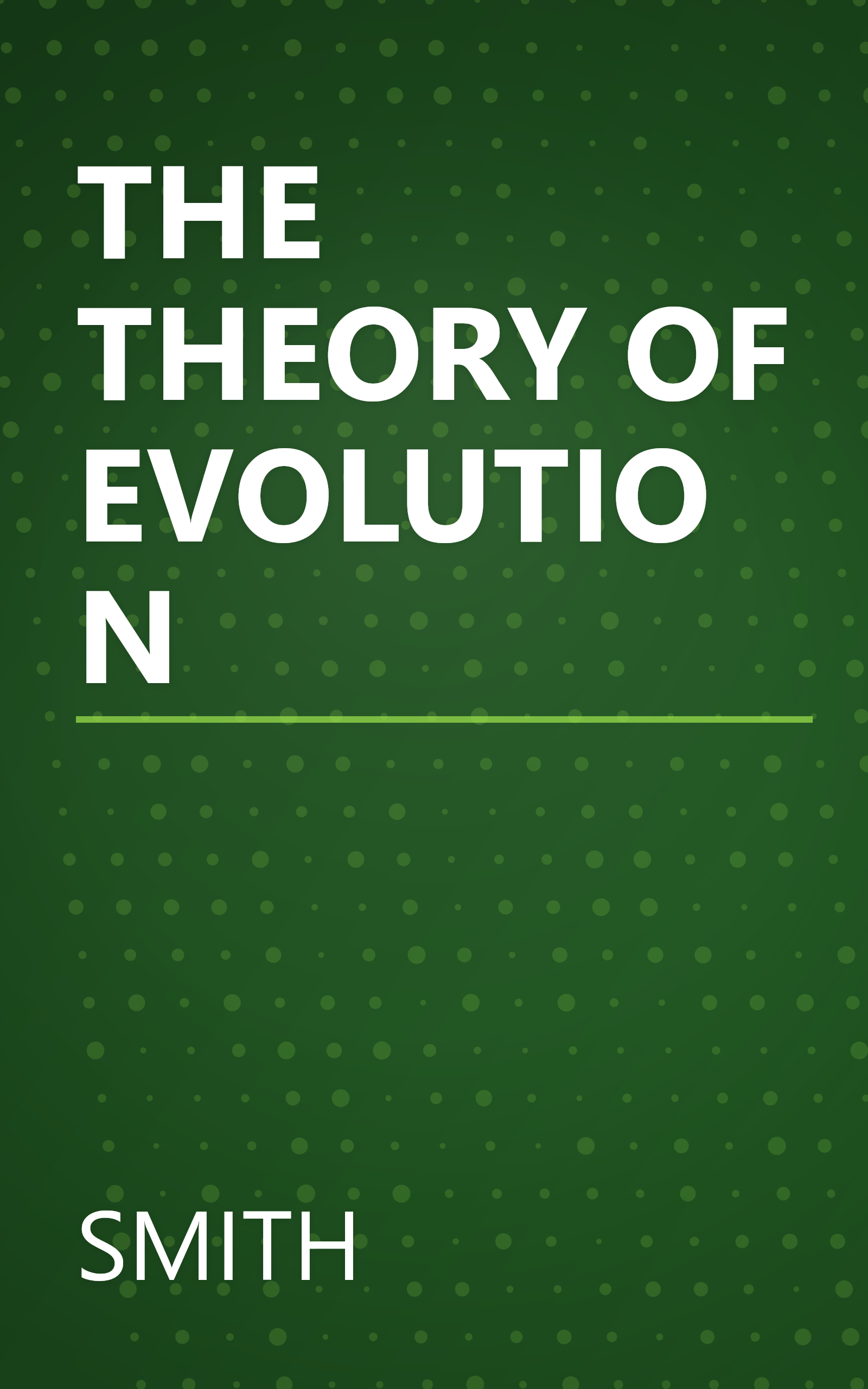 THE THEORY OF EVOLUTION book cover