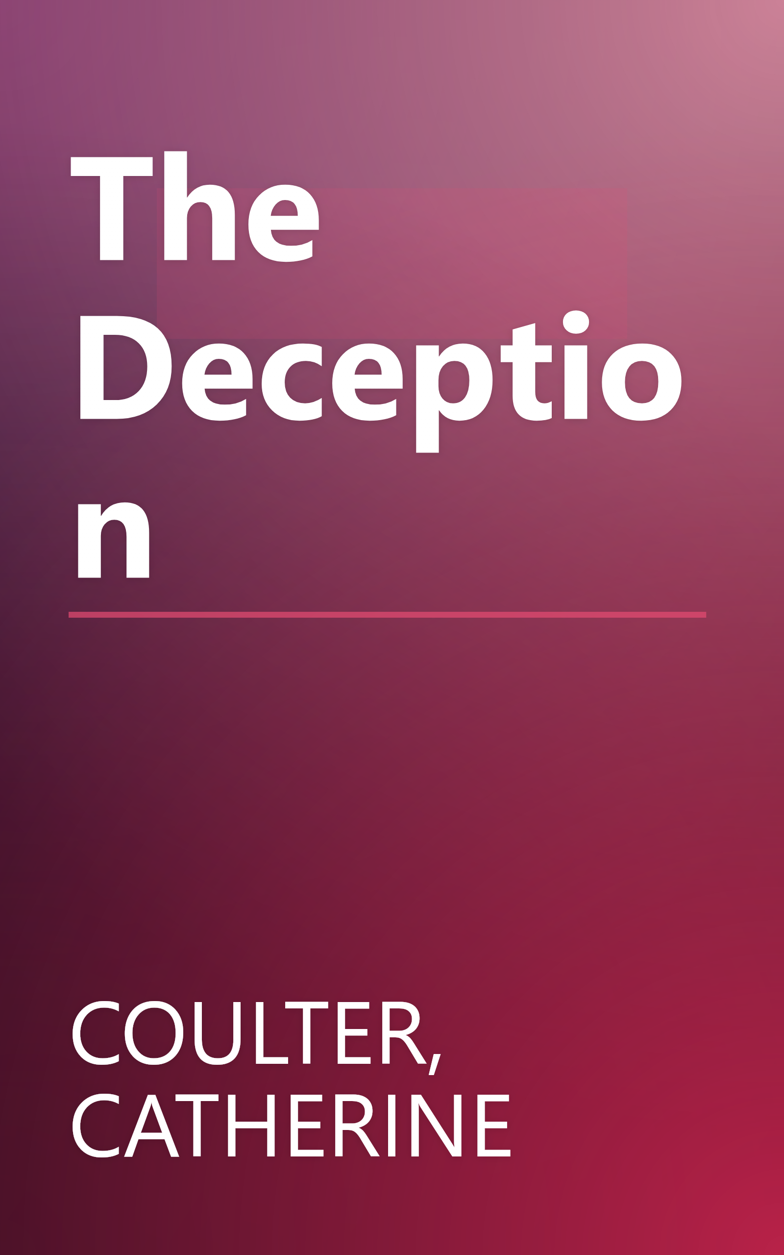 The Deception book cover