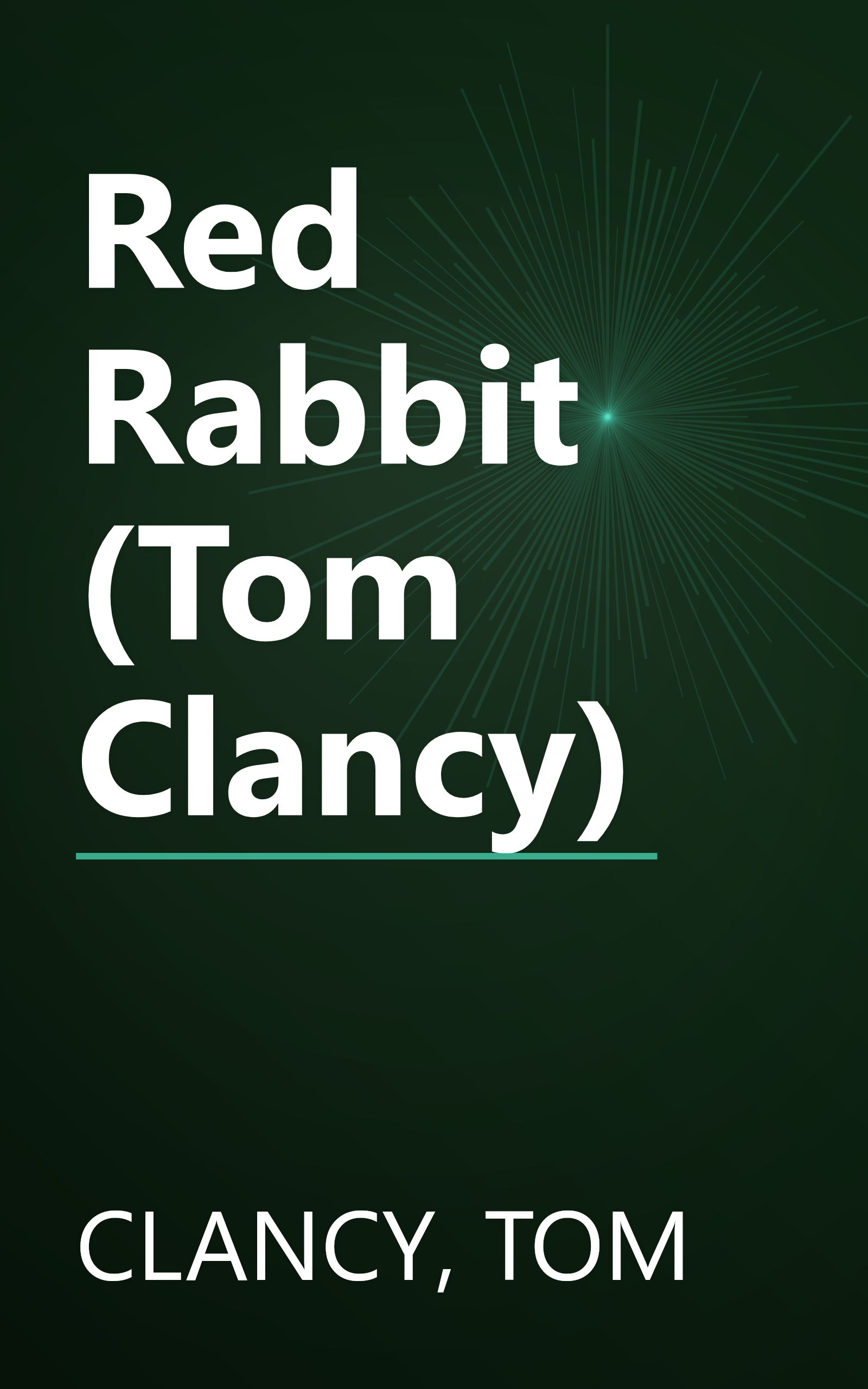 Red Rabbit (Tom Clancy) book cover