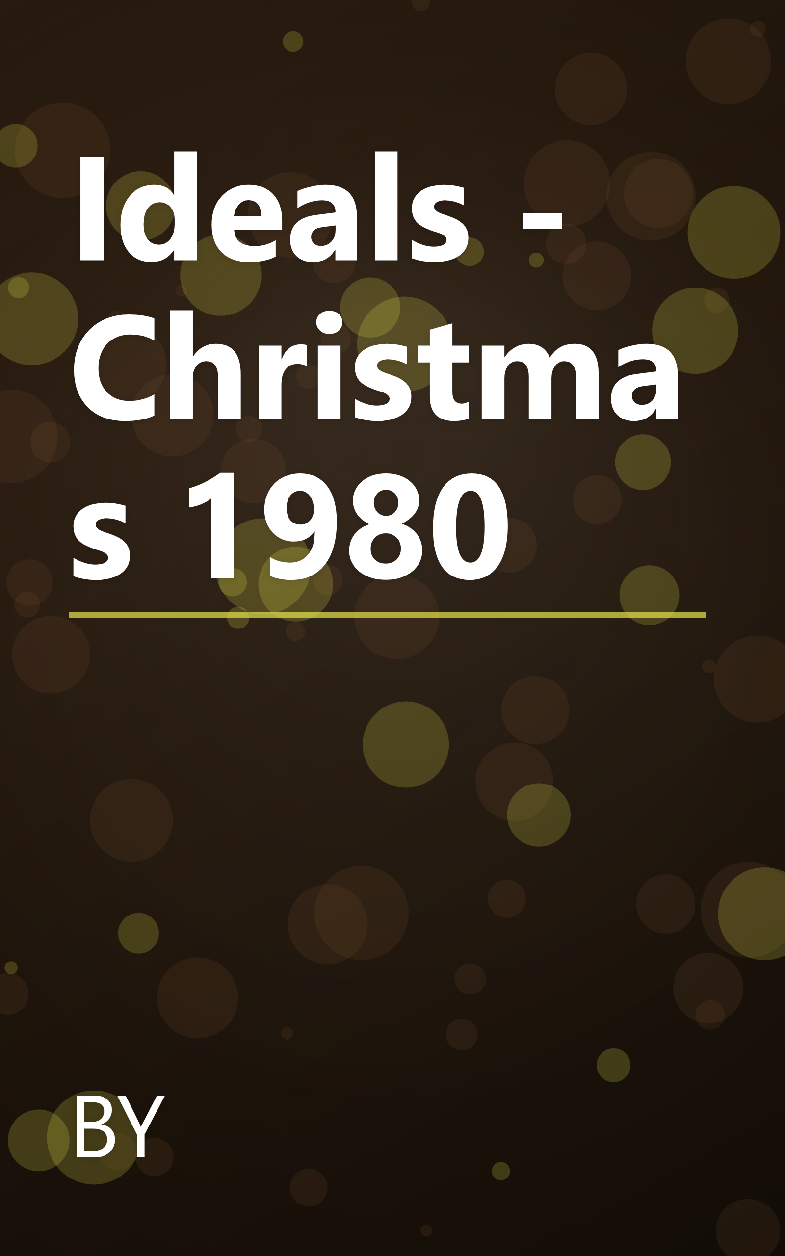 Ideals - Christmas 1980 book cover