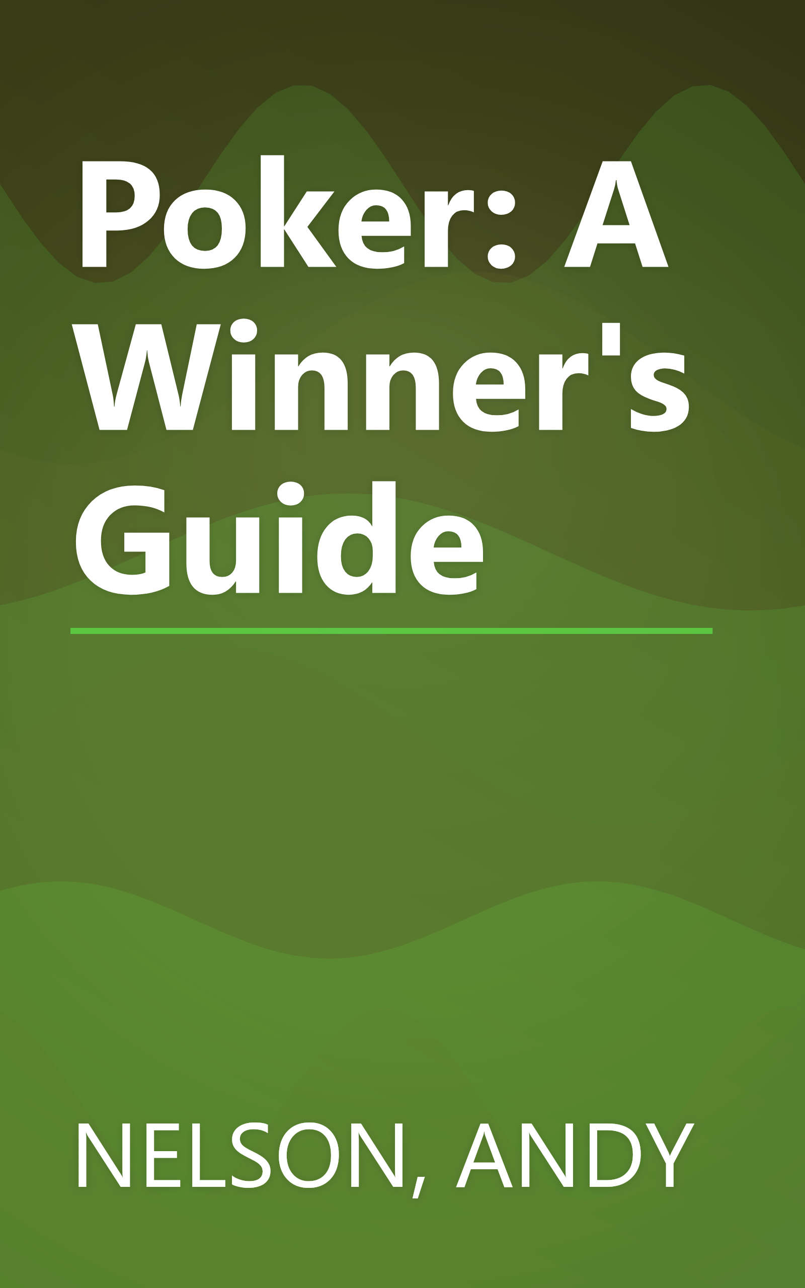 Poker: A Winner's Guide book cover