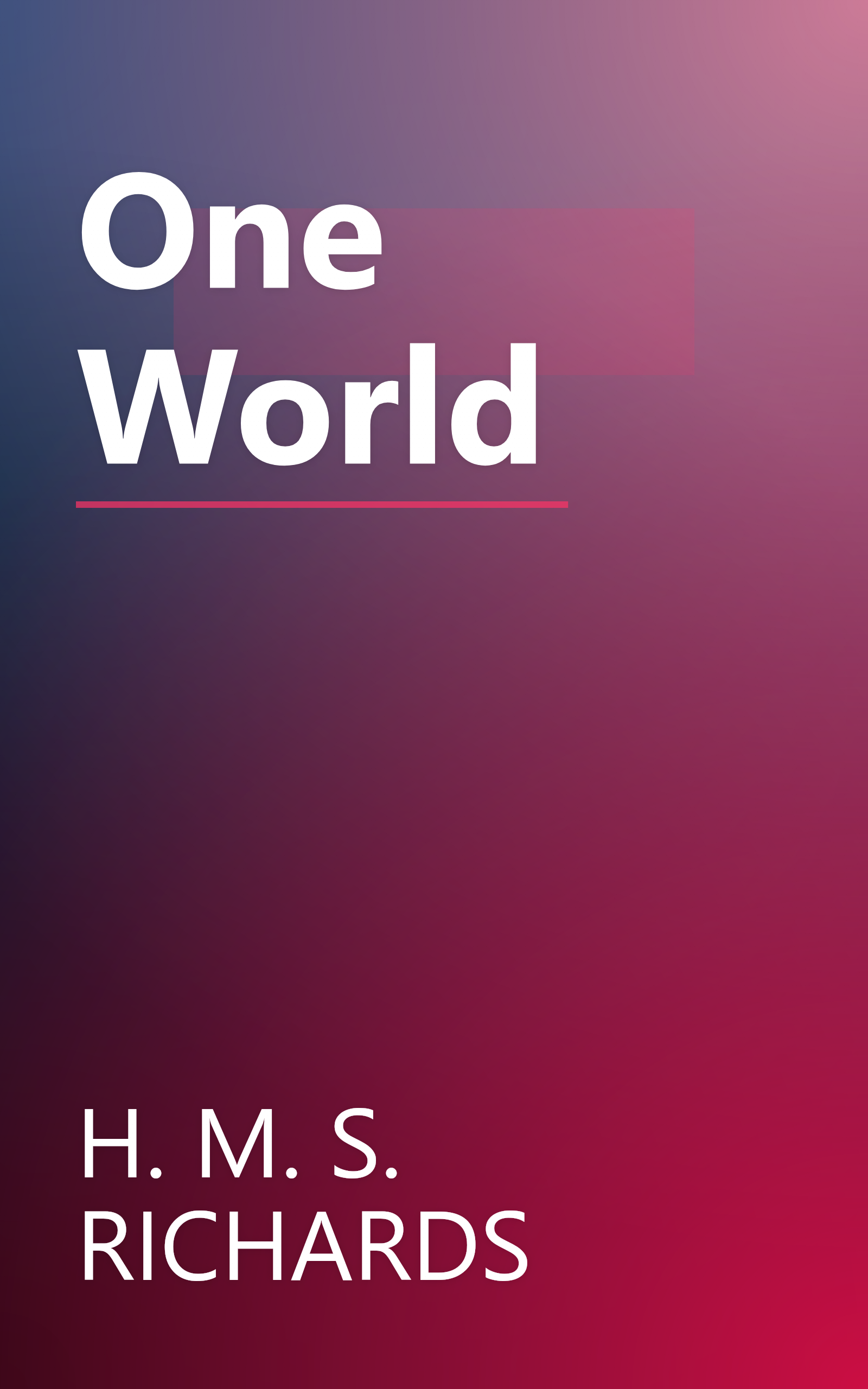 One World book cover