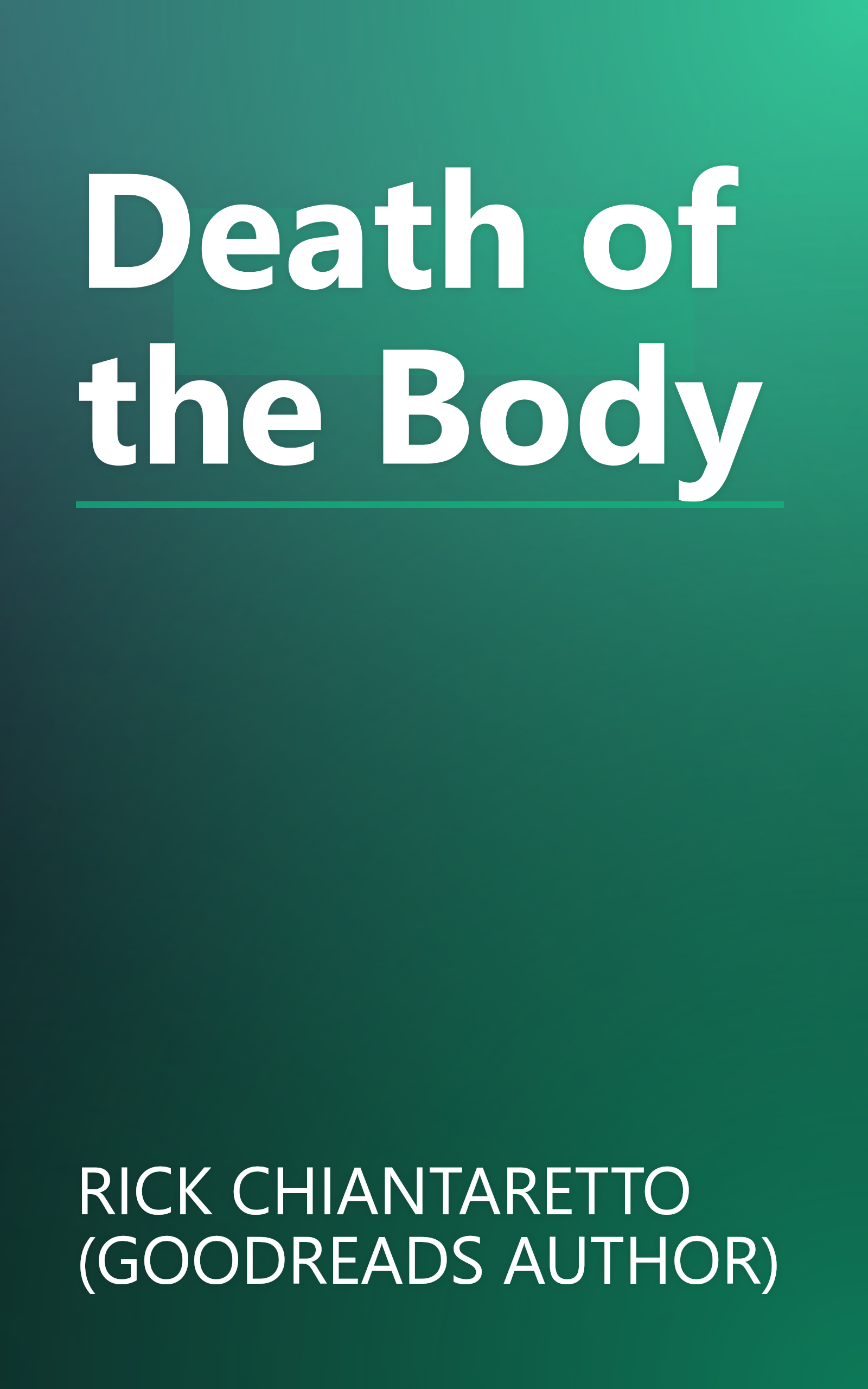 Death of the Body book cover