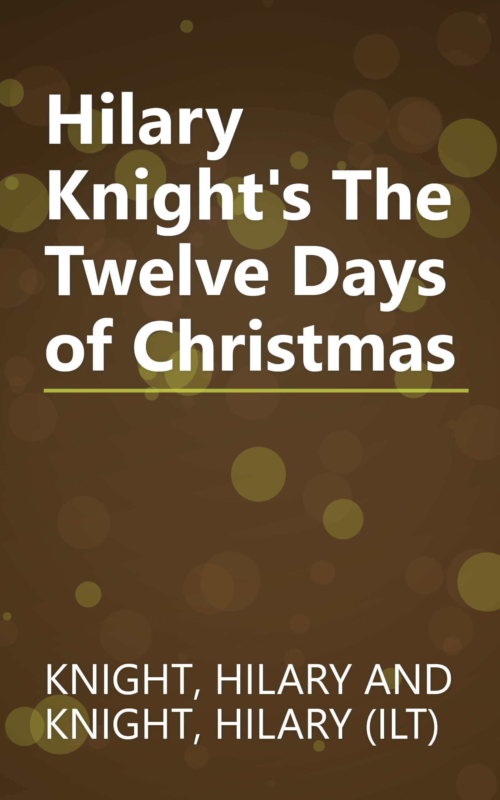 Hilary Knight's The Twelve Days of Christmas book cover