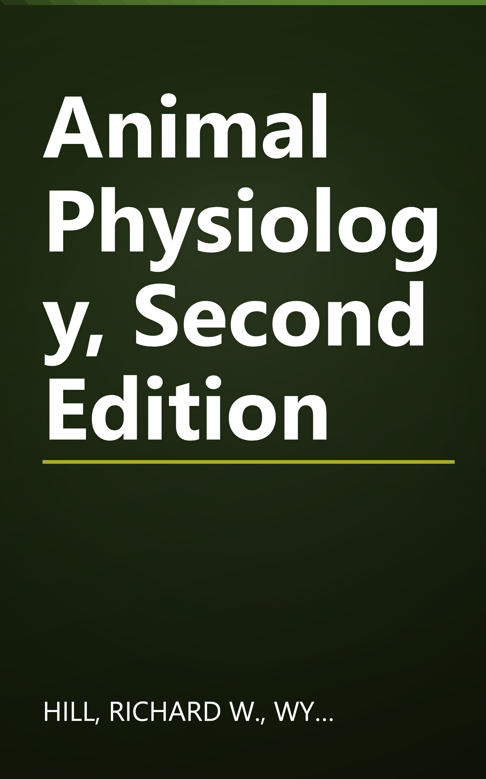 Animal Physiology, Second Edition book cover