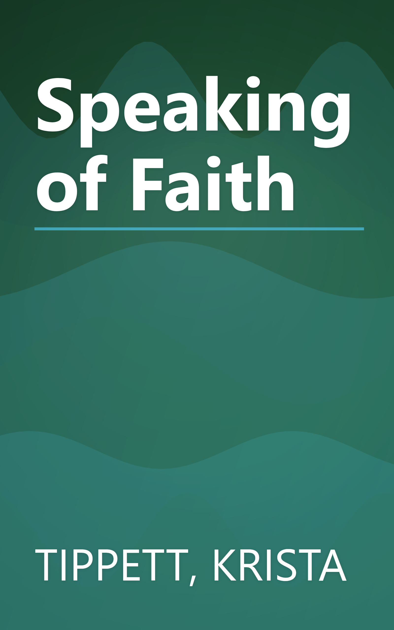 Speaking of Faith book cover