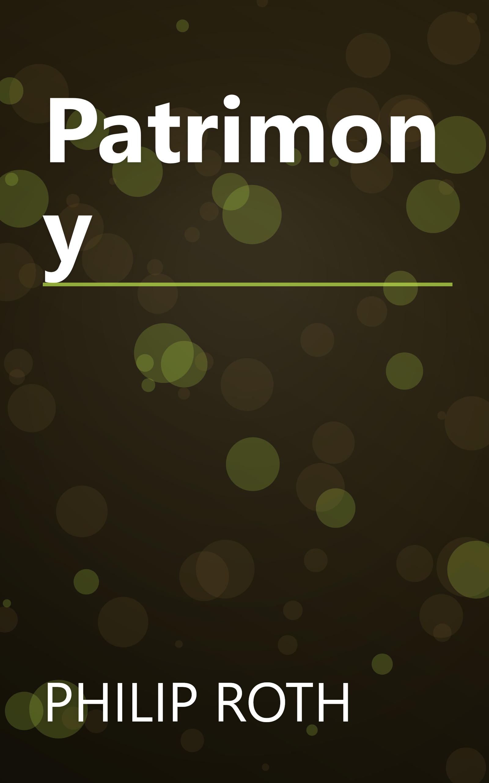 Patrimony book cover