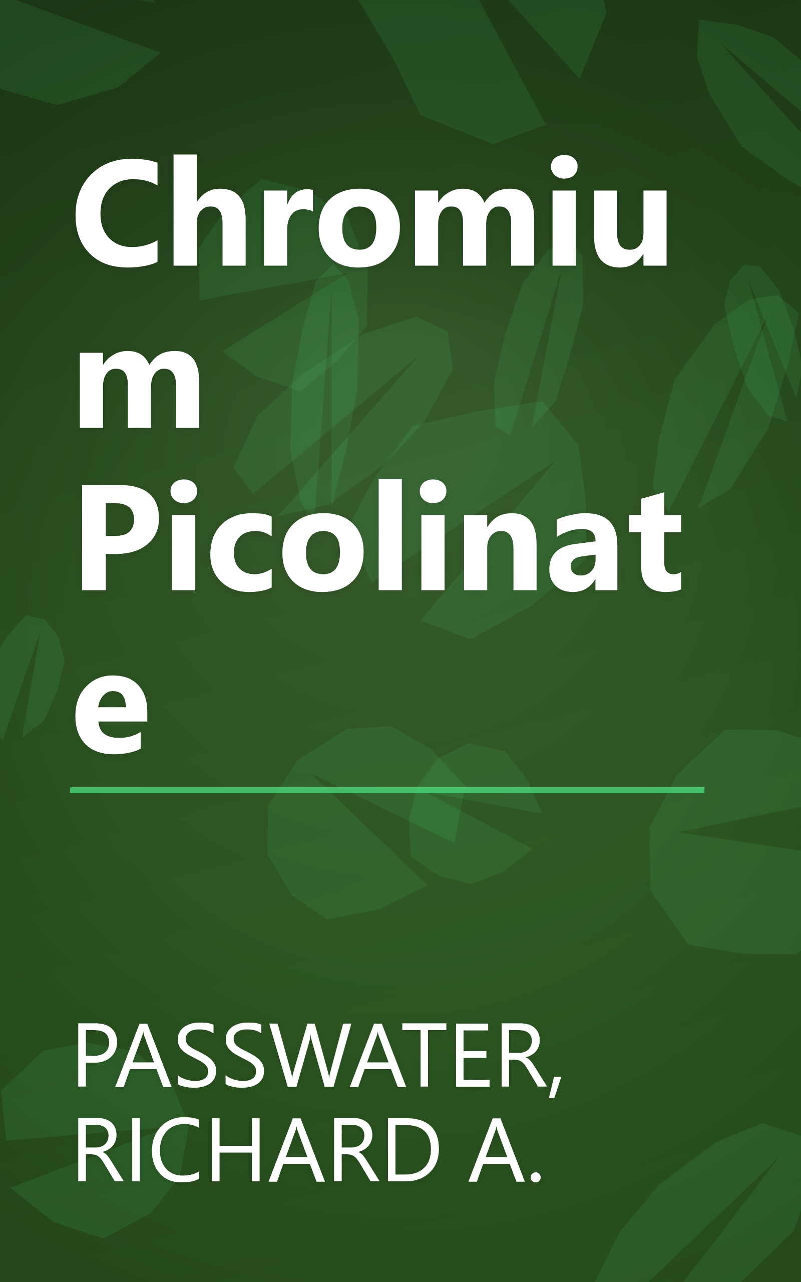 Chromium Picolinate book cover