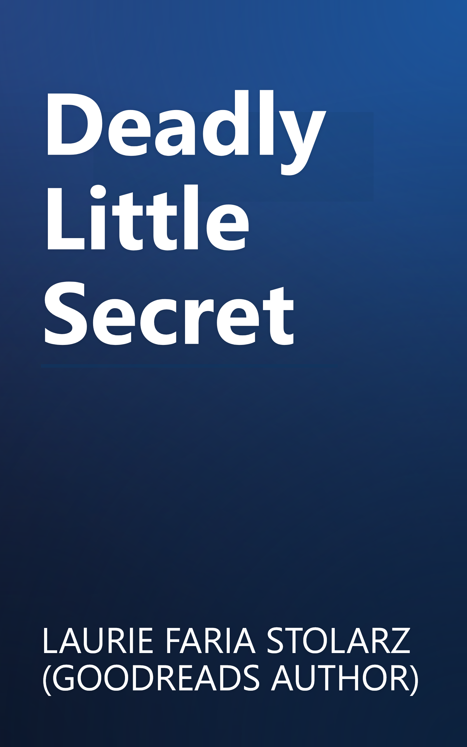 Deadly Little Secret book cover