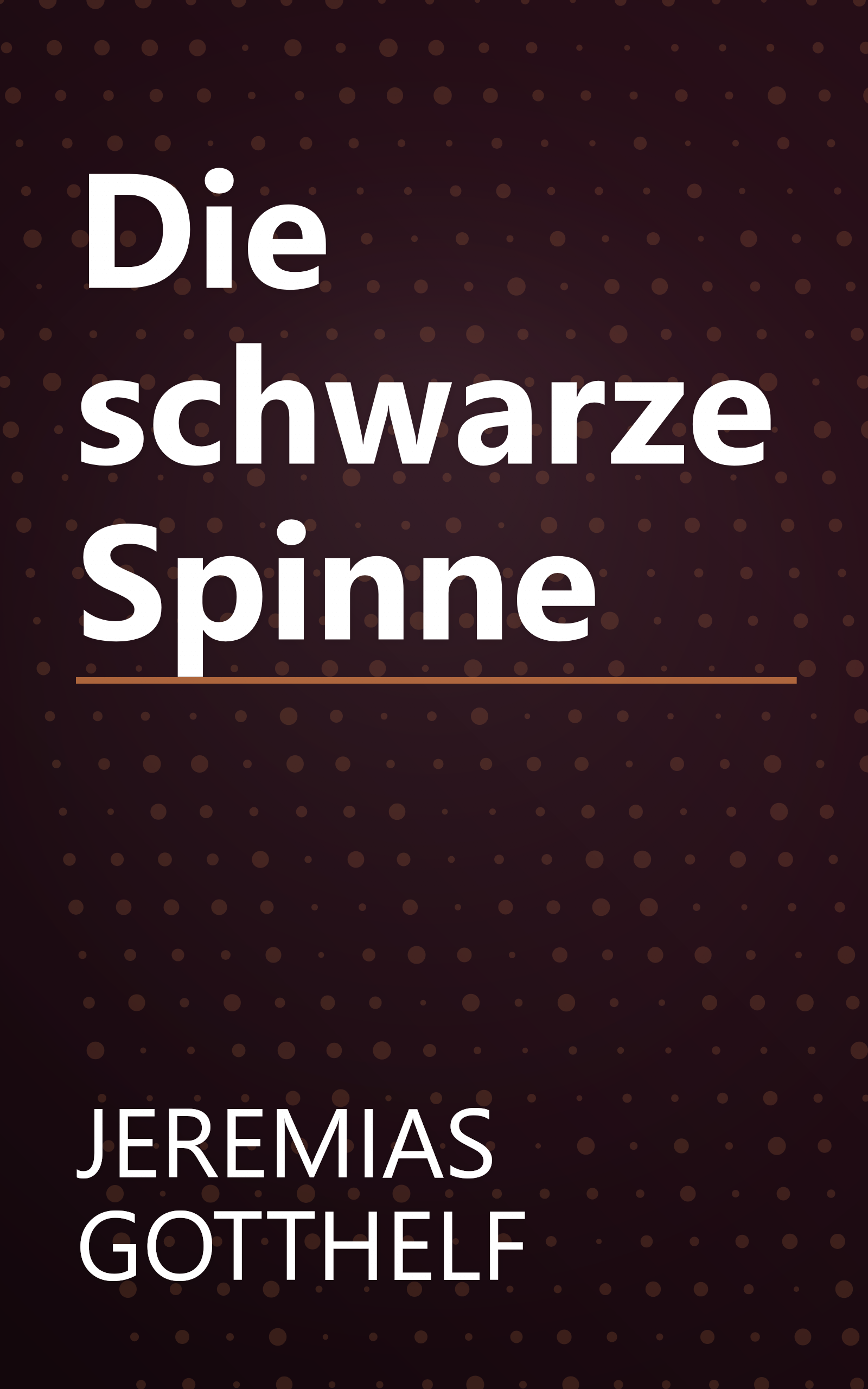 Die schwarze Spinne book cover