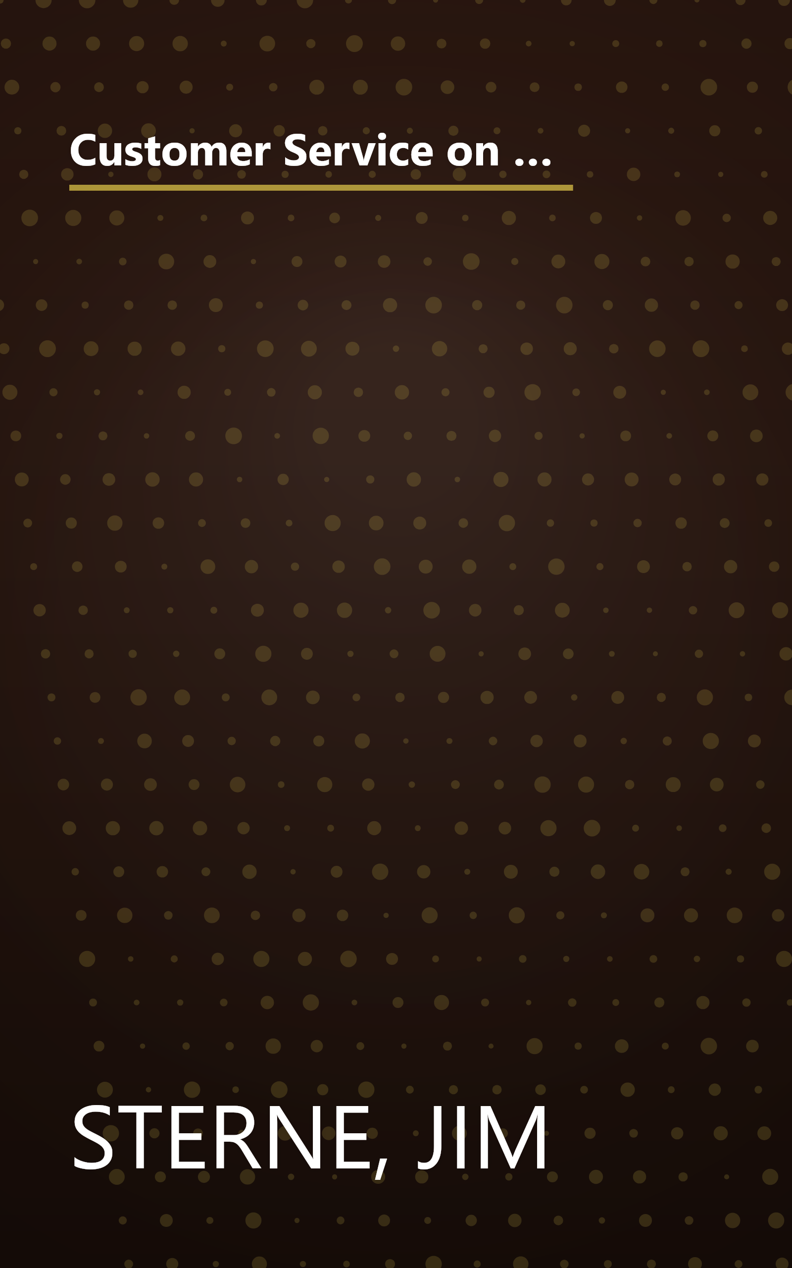 Customer Service on the Internet: Building Relationships, Increasing Loyalty, and Staying Competitive book cover