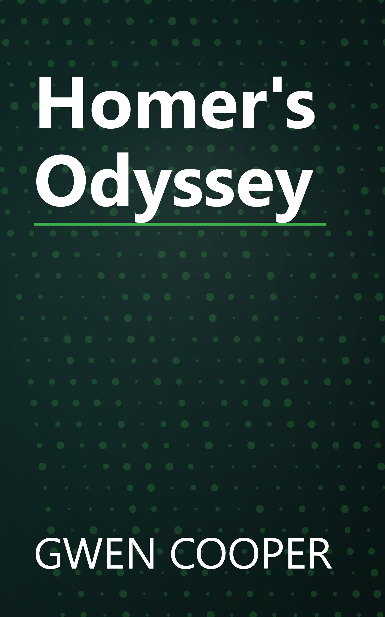 Homer's Odyssey book cover