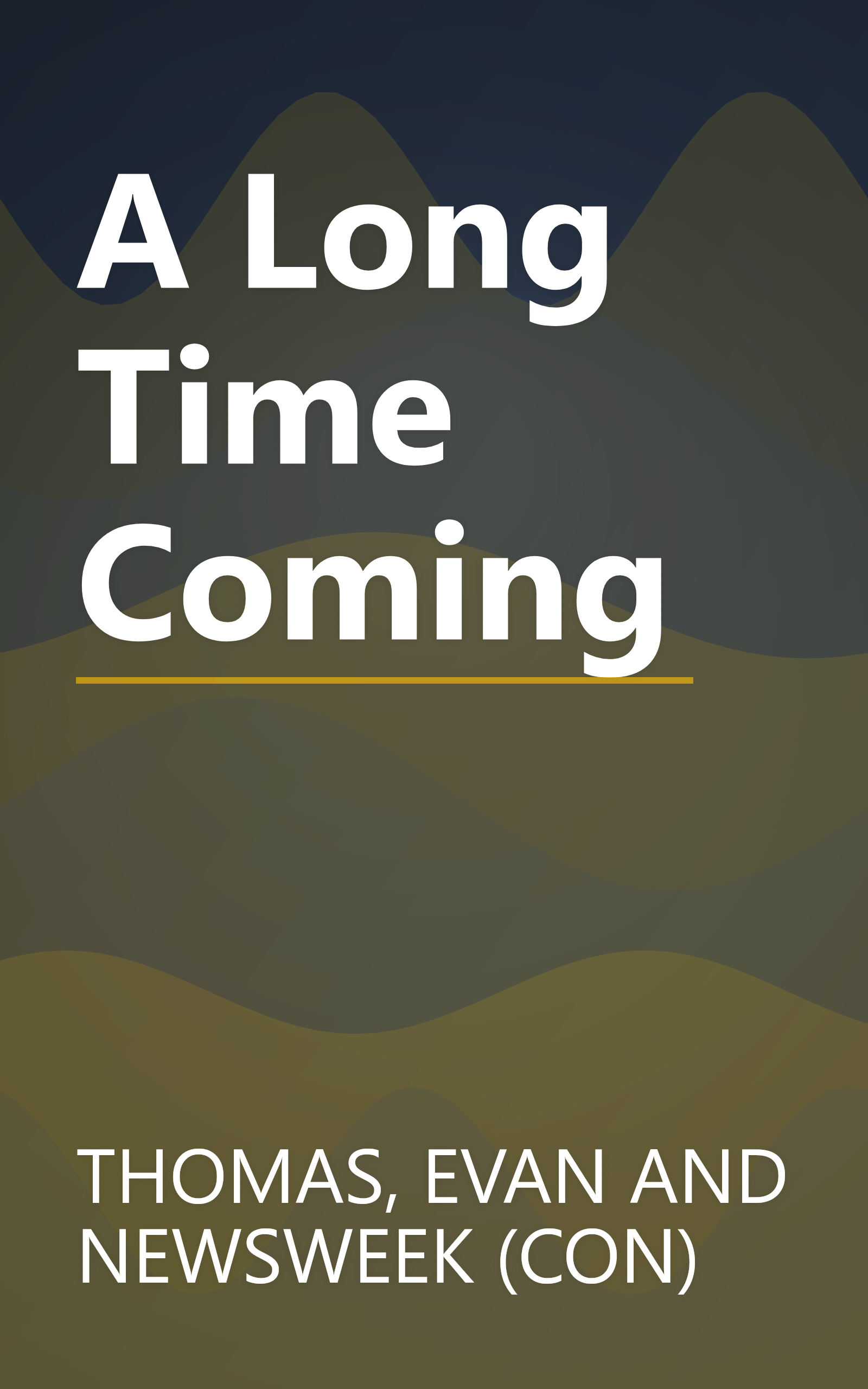 A Long Time Coming book cover