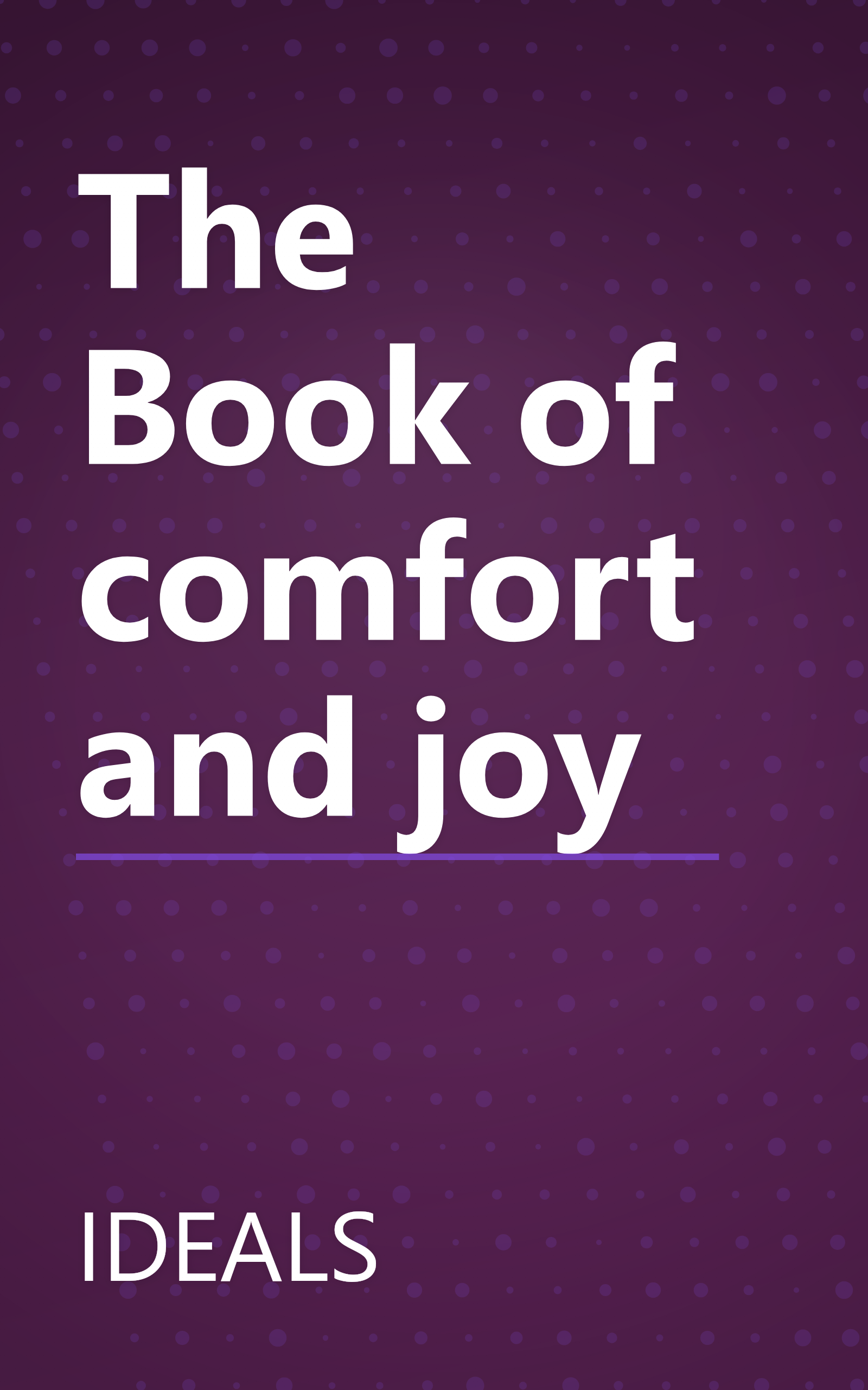 The Book of comfort and joy book cover