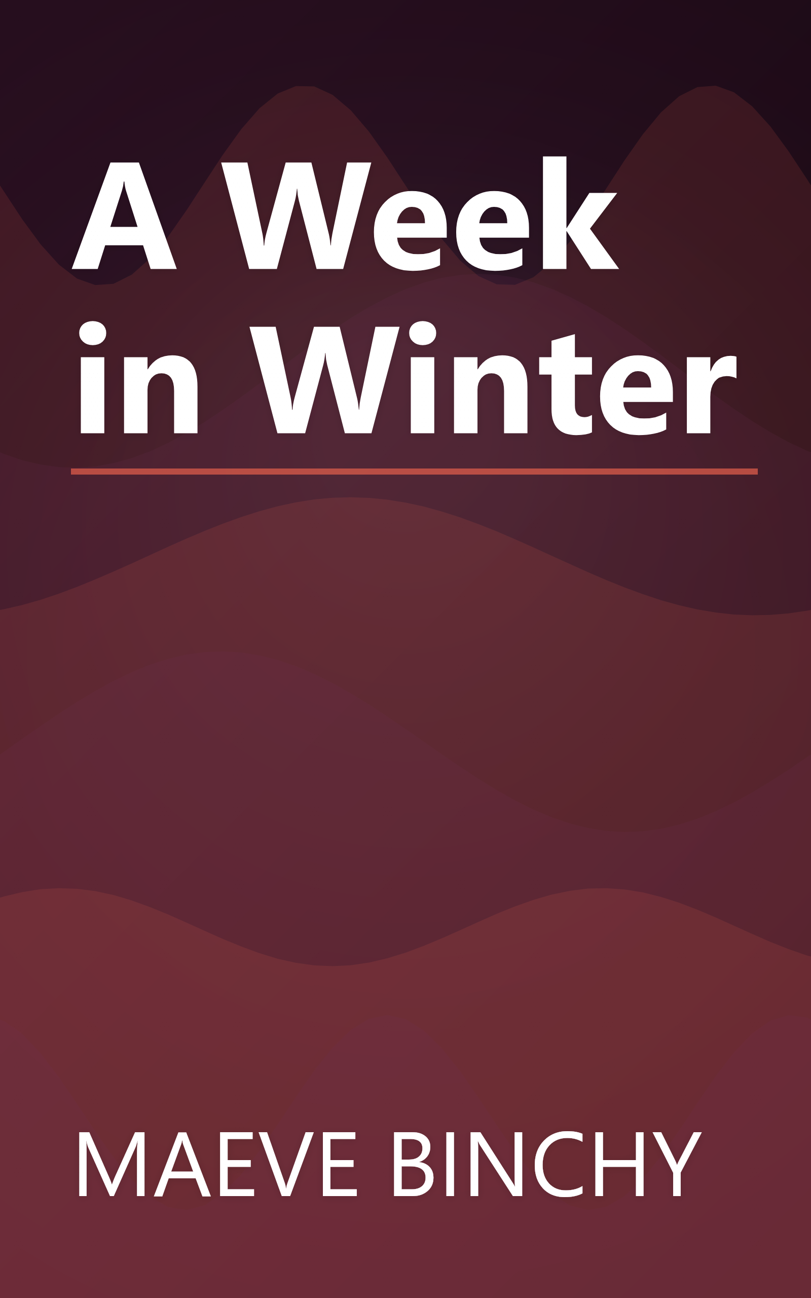A Week in Winter book cover