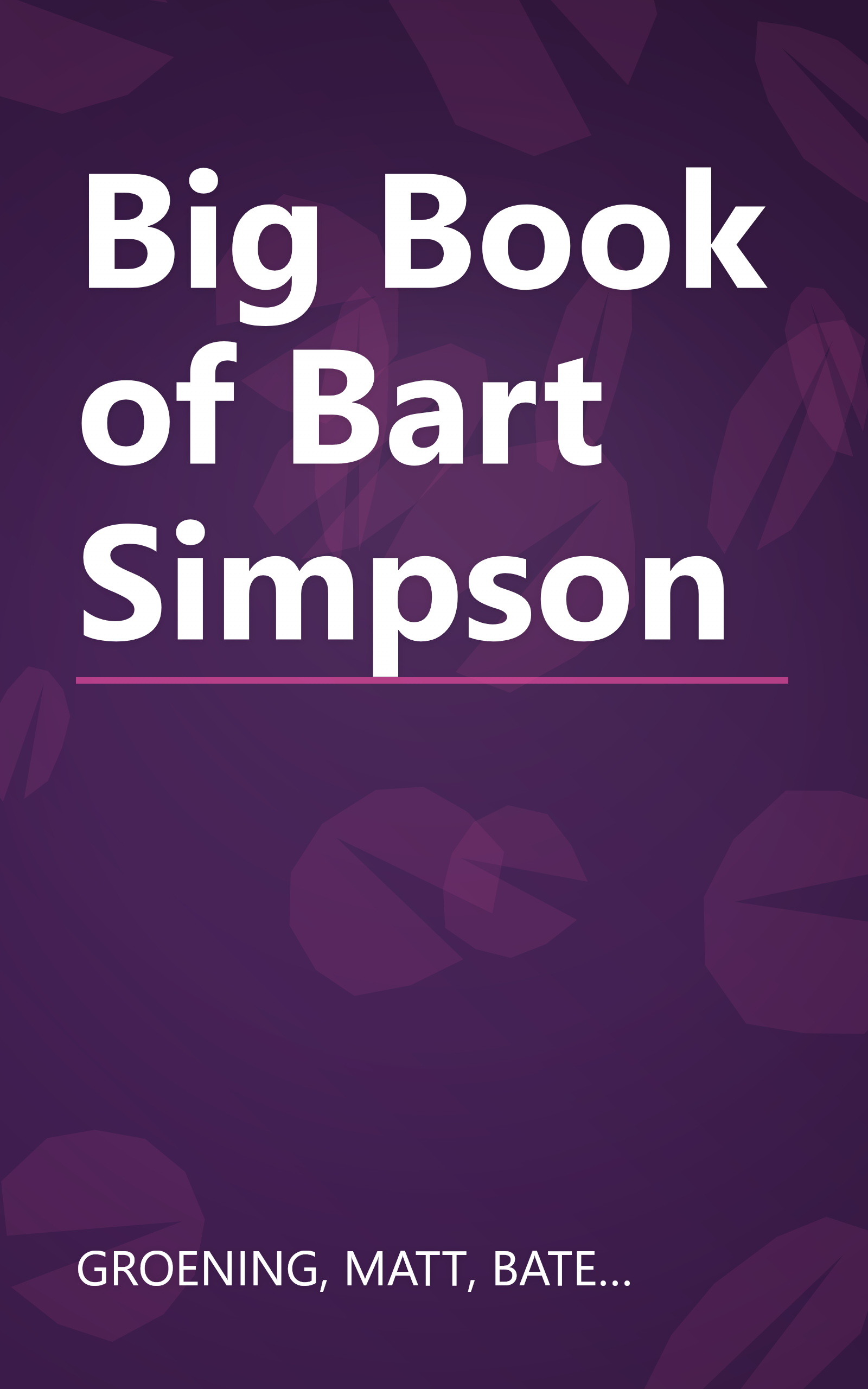 Big Book of Bart Simpson book cover