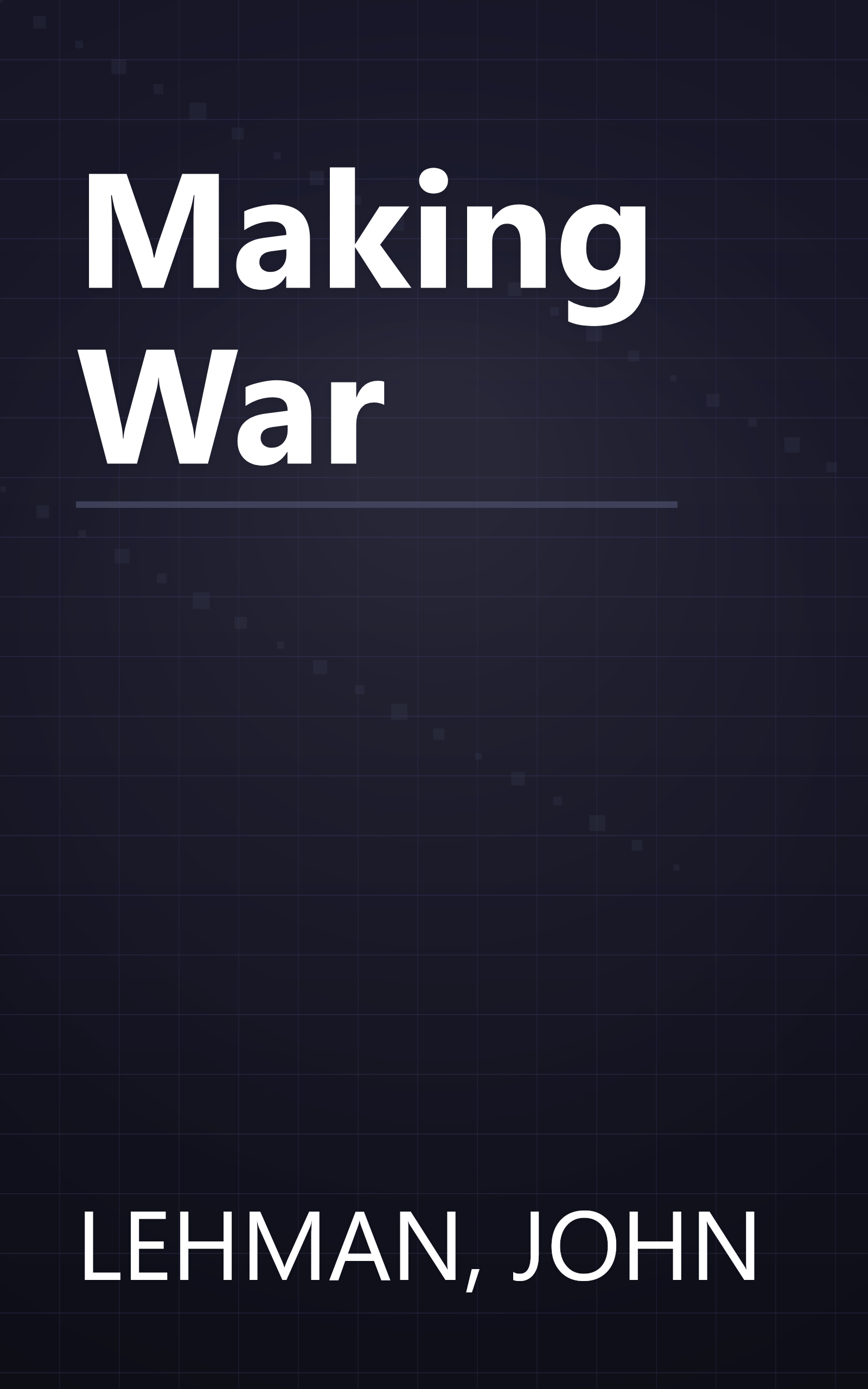 Making War book cover
