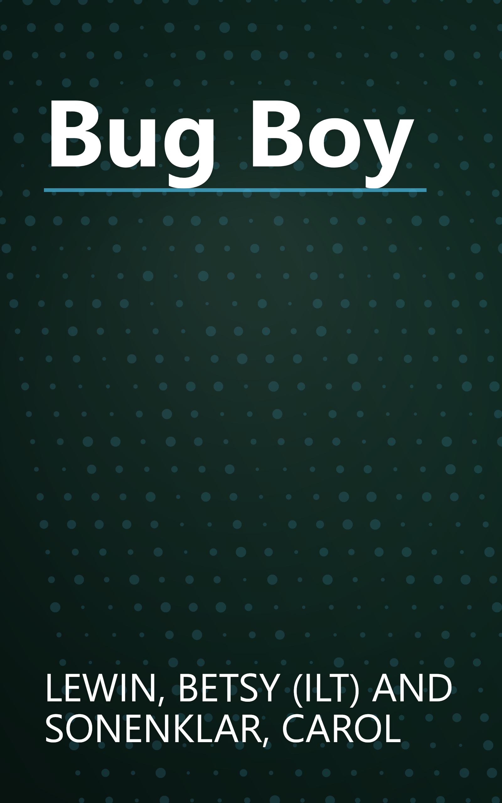 Bug Boy book cover