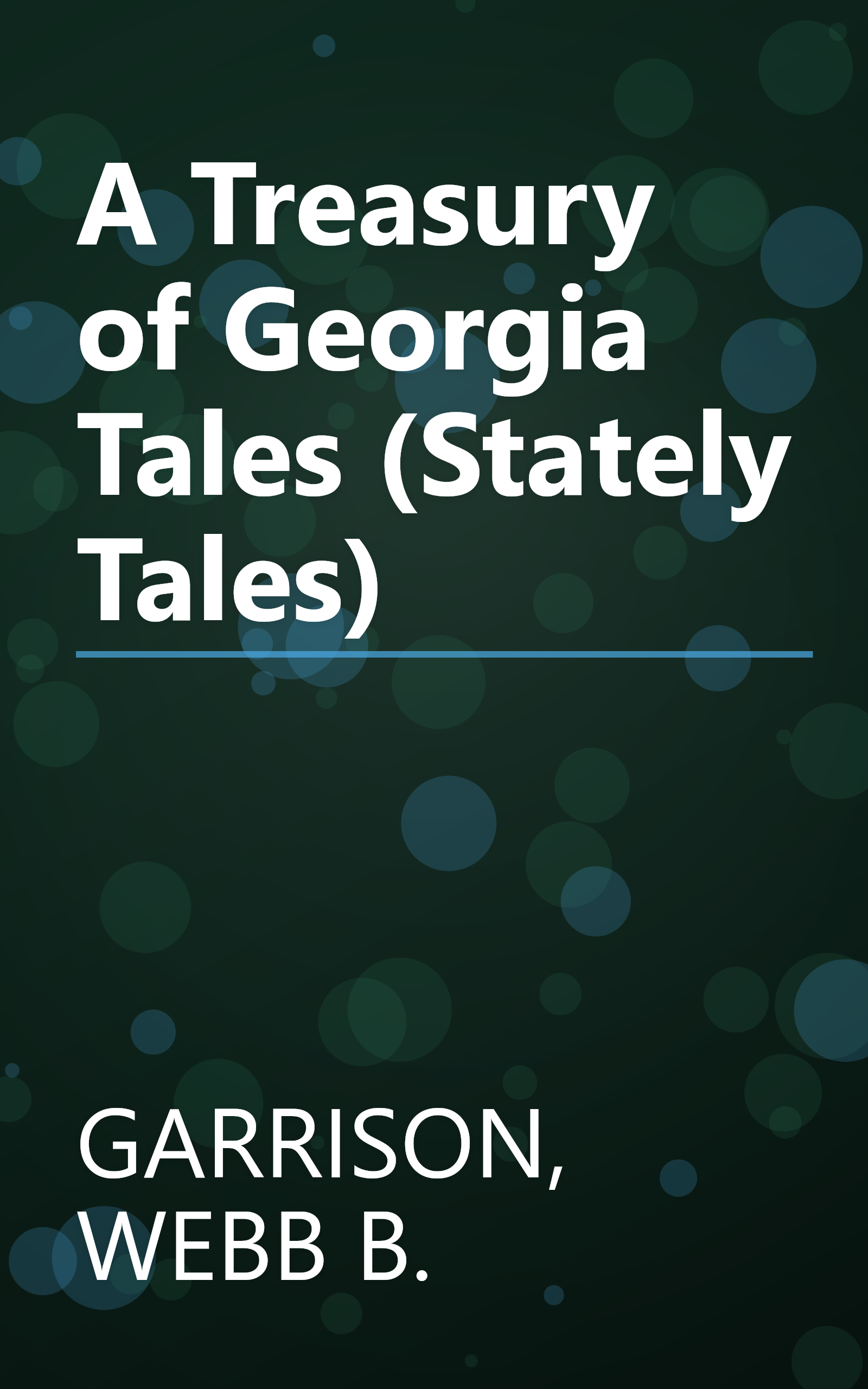 A Treasury of Georgia Tales (Stately Tales) book cover