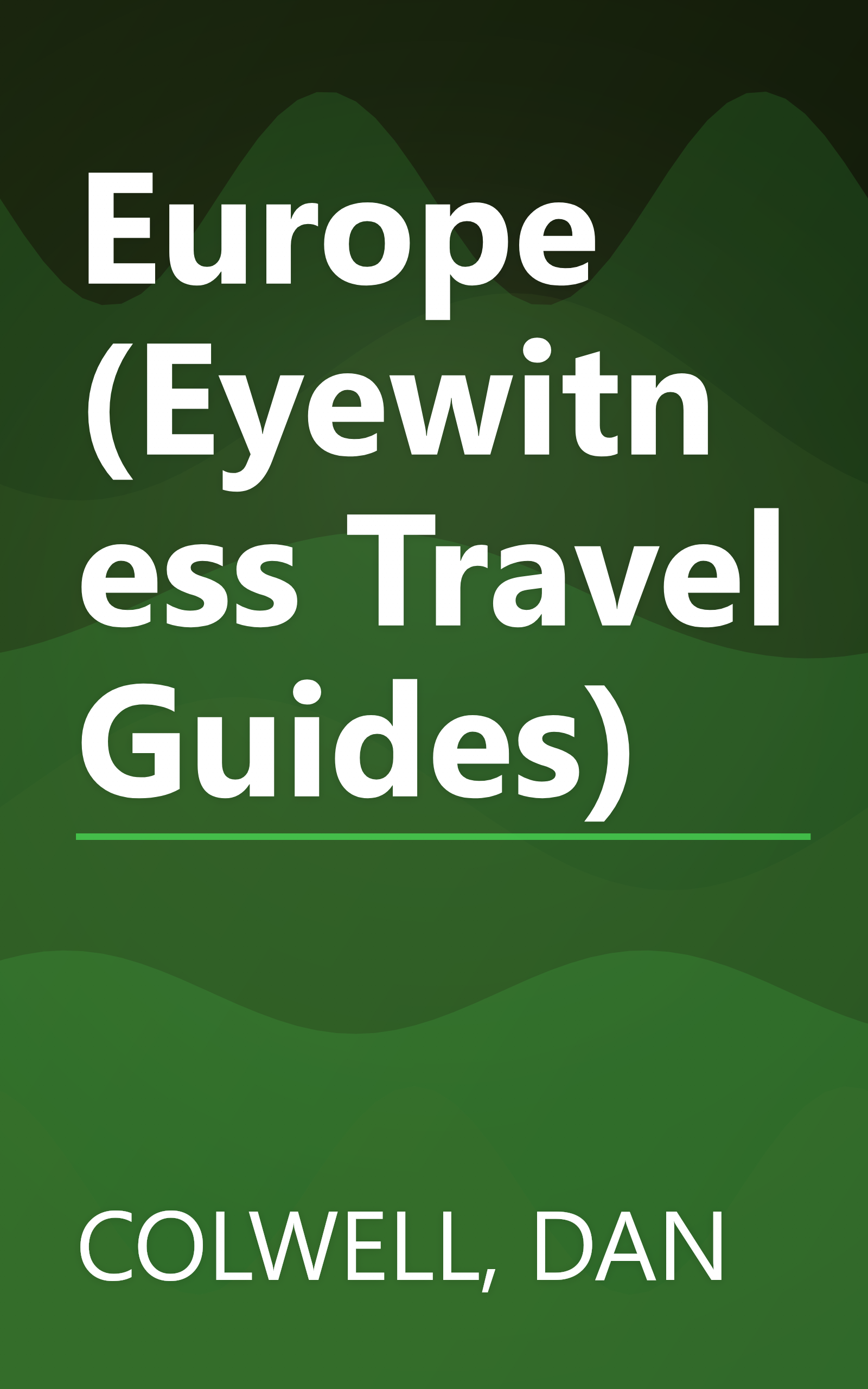 Europe (Eyewitness Travel Guides) book cover