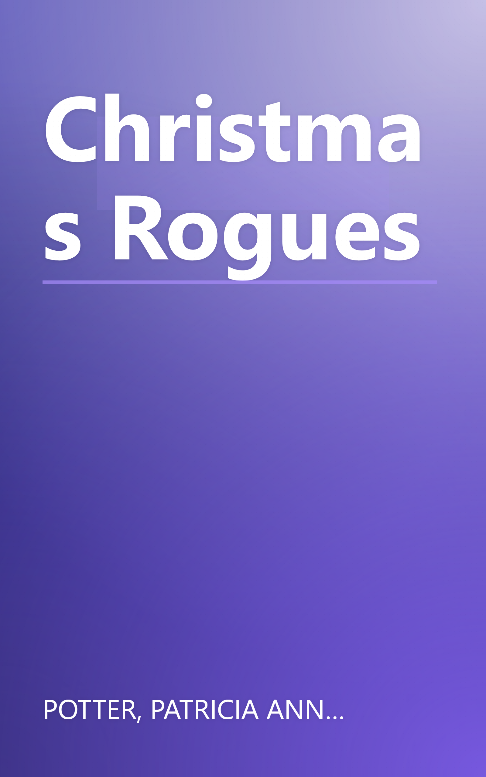 Christmas Rogues book cover